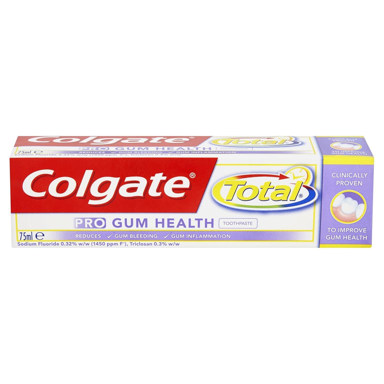 Colgate Total Pro Gum Health Toothpaste 75ml - Advanced Protection for ...
