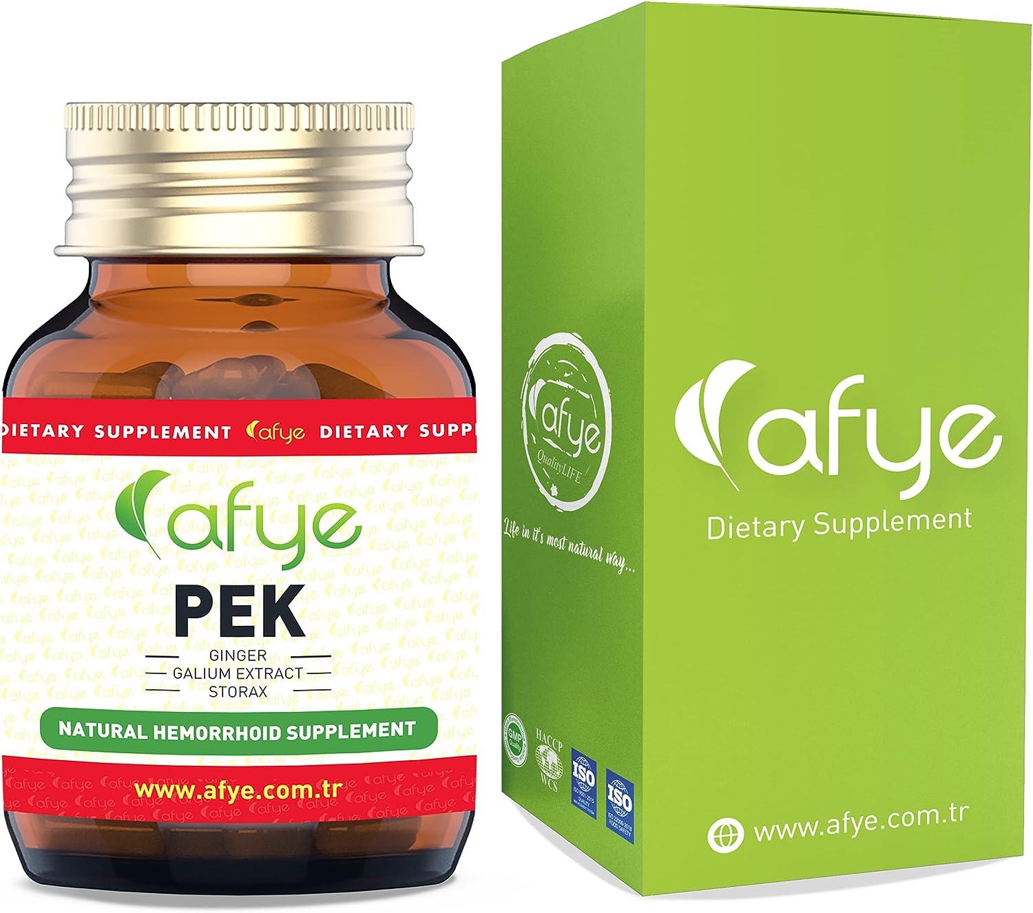 Fast Acting Hemorrhoid Treatment Supplement - 90 Capsules for Internal ...