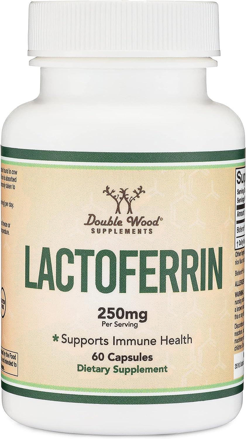 Lactoferrin 250mg (60 Capsules) - Patented Bioferrin Formula for Iron ...