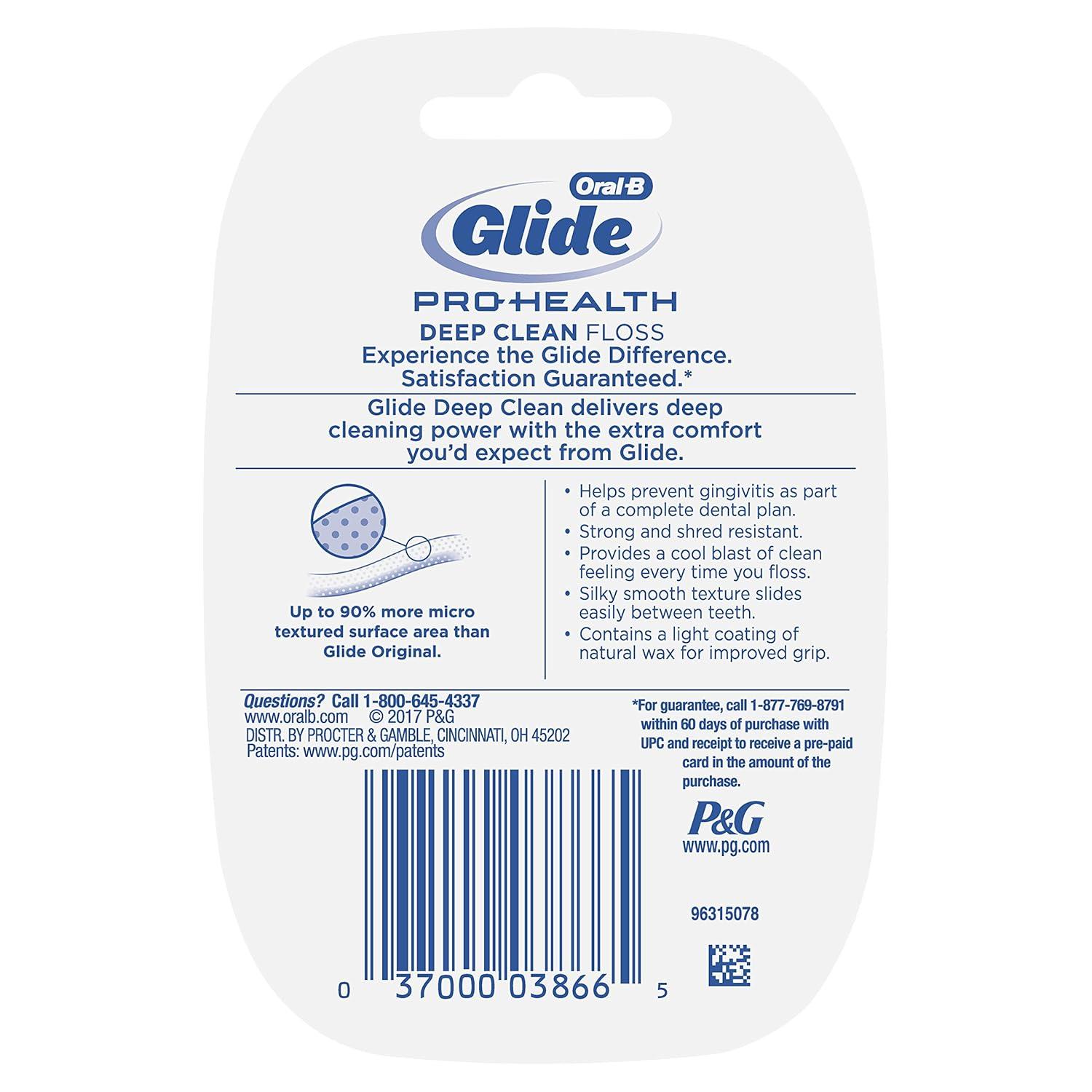 Buy Oral-B Glide Pro-Health Deep Clean Dental Floss Cool Mint - 40m ...