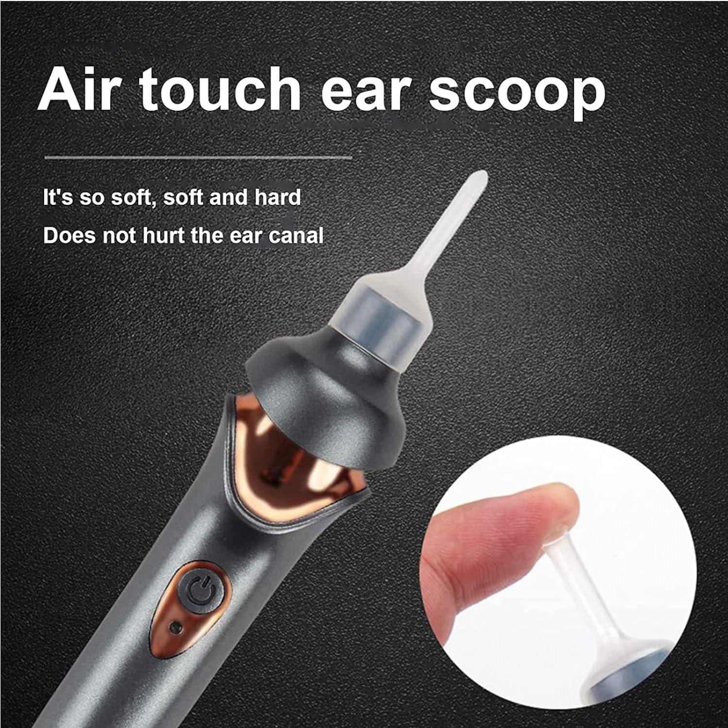 Electric Ear Picker: Adult & Children Earwax Cleaner with Light - White ...