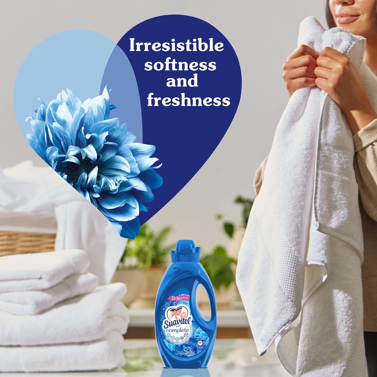 Suavitel Complete Liquid Fabric Softener with Stain Shield Technology ...