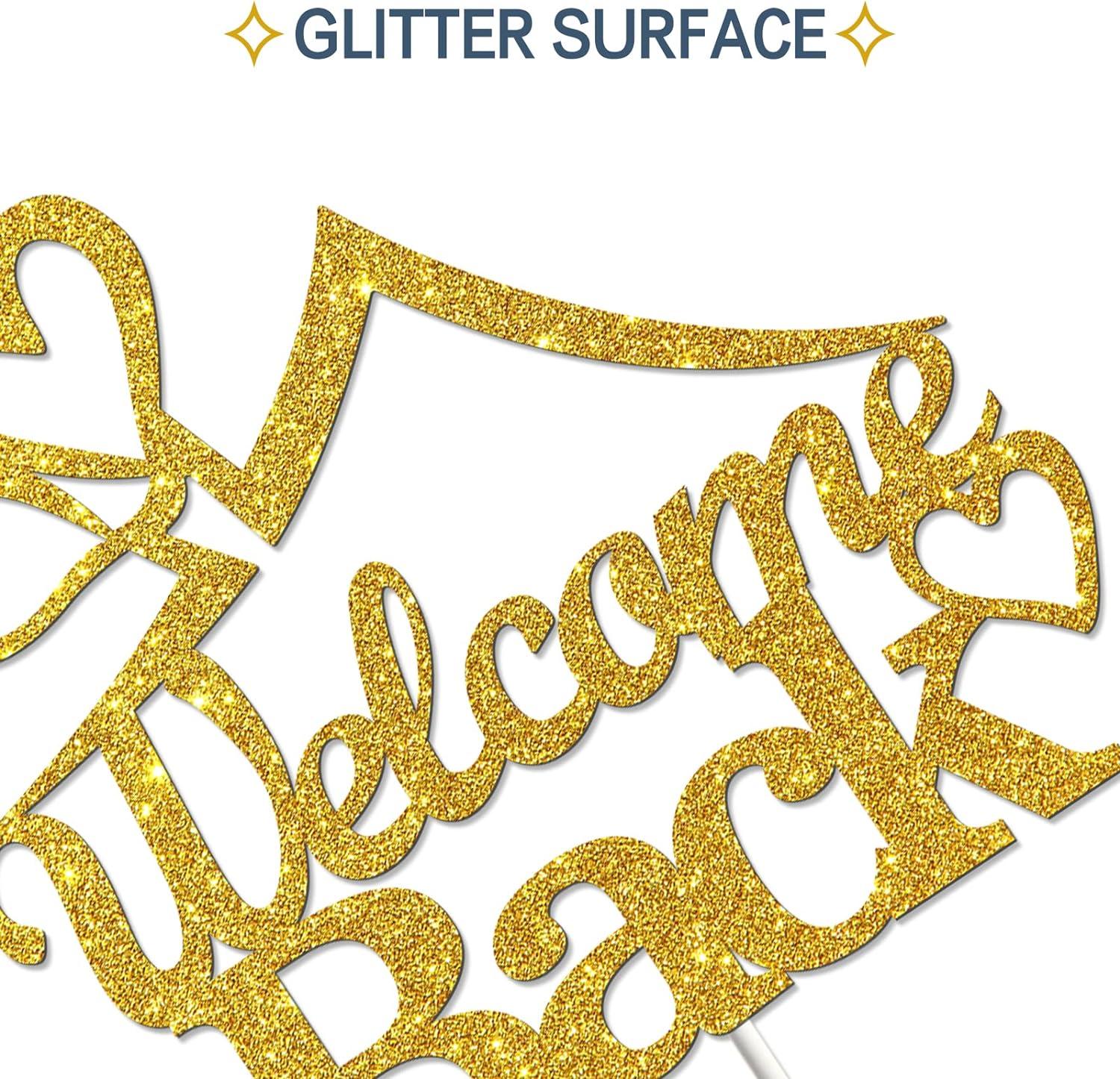 Tenhaisi Welcome Back Cake Topper/Returning Home Cake Decorations ...