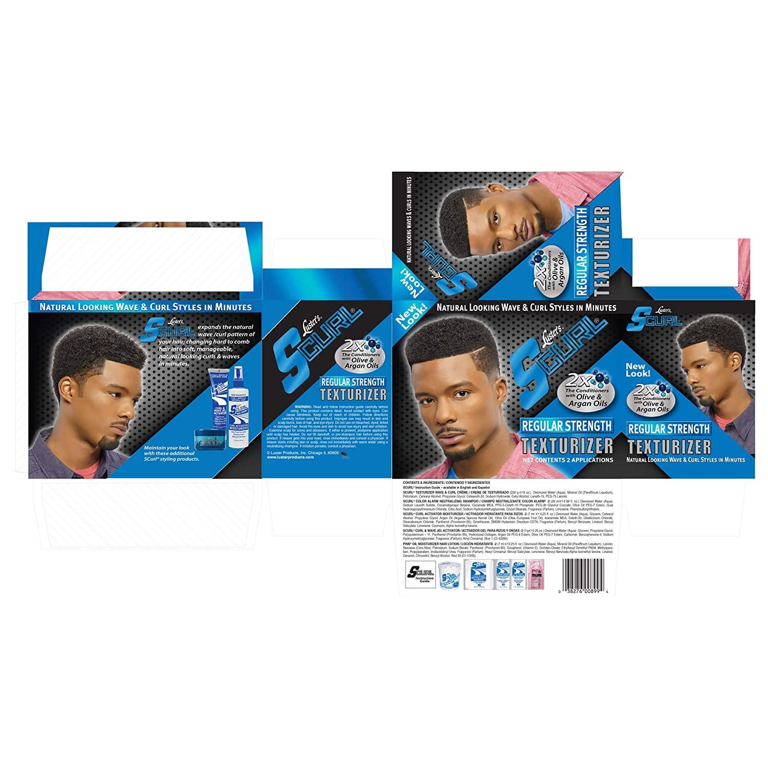 Luster's SCurl Regular Strength Texturizer - Define and Style Your Hair ...