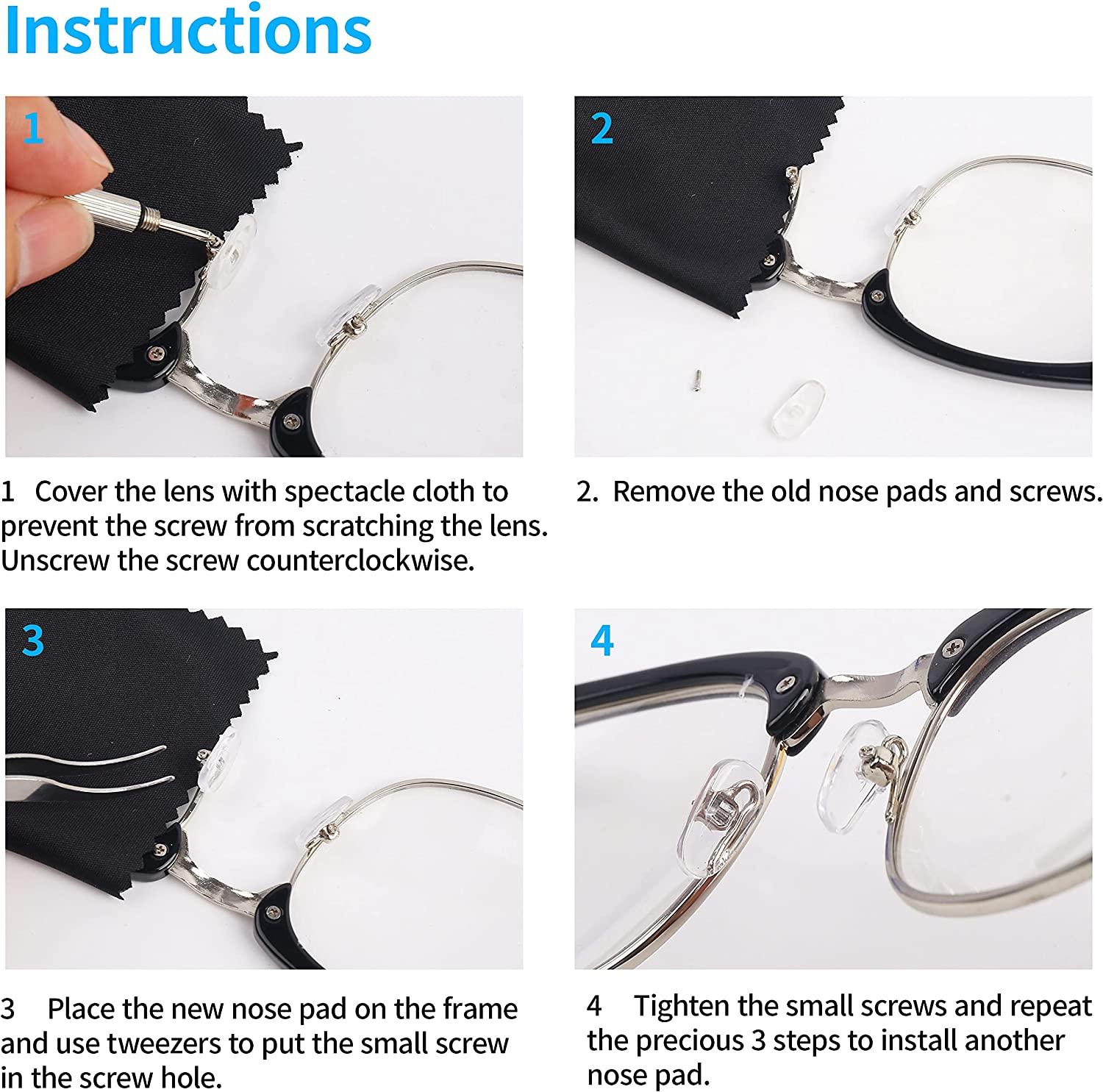 Magnetic Eyeglass Repair Kit with Precision Tools and Compact Screw Box ...