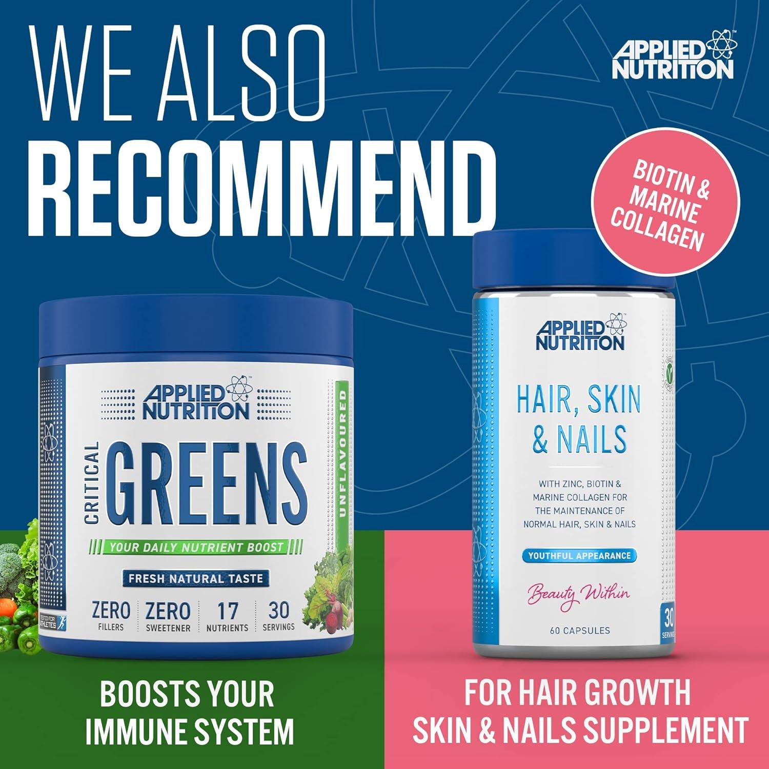 Applied Nutrition Collagen Powder - Strawberry & Raspberry - 5000mg ...