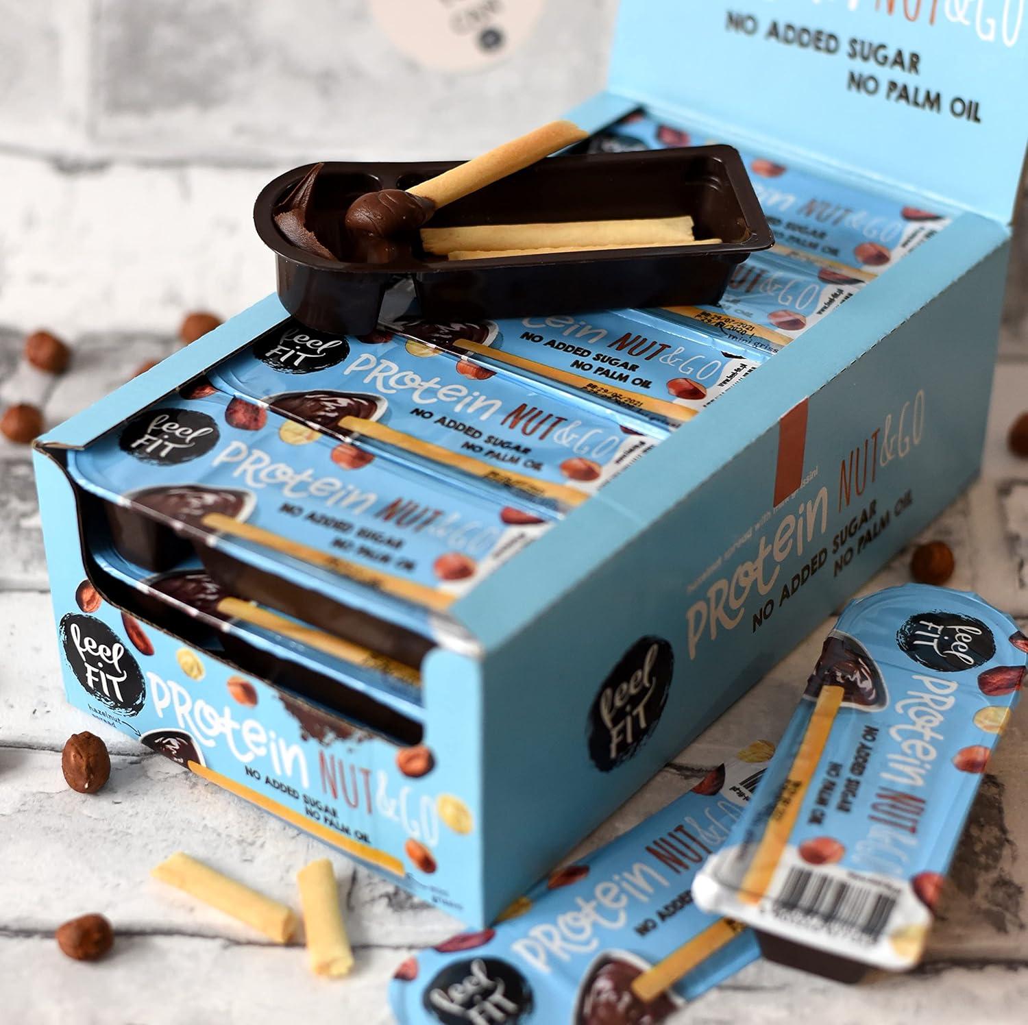 Feel Fit Protein Grissini - Sugar-Free Hazelnut Cocoa Cream & Crispy ...