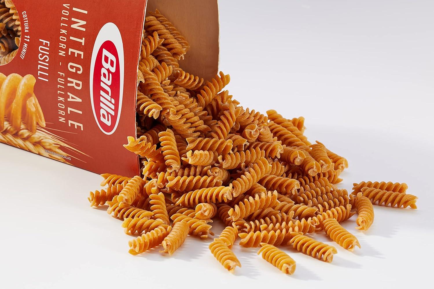 Buy Barilla Whole Grain Fusilli Pasta - 500g (5 Pack) | High Fiber Hard ...