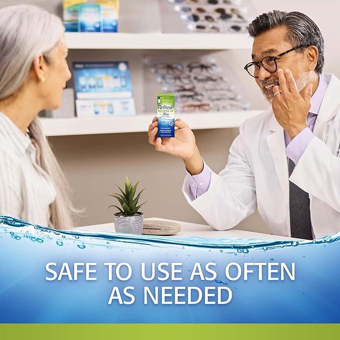 Refresh RELIEVA Xtra Preservative-Free Tears Lubricant Eye Drops 0.33 ...