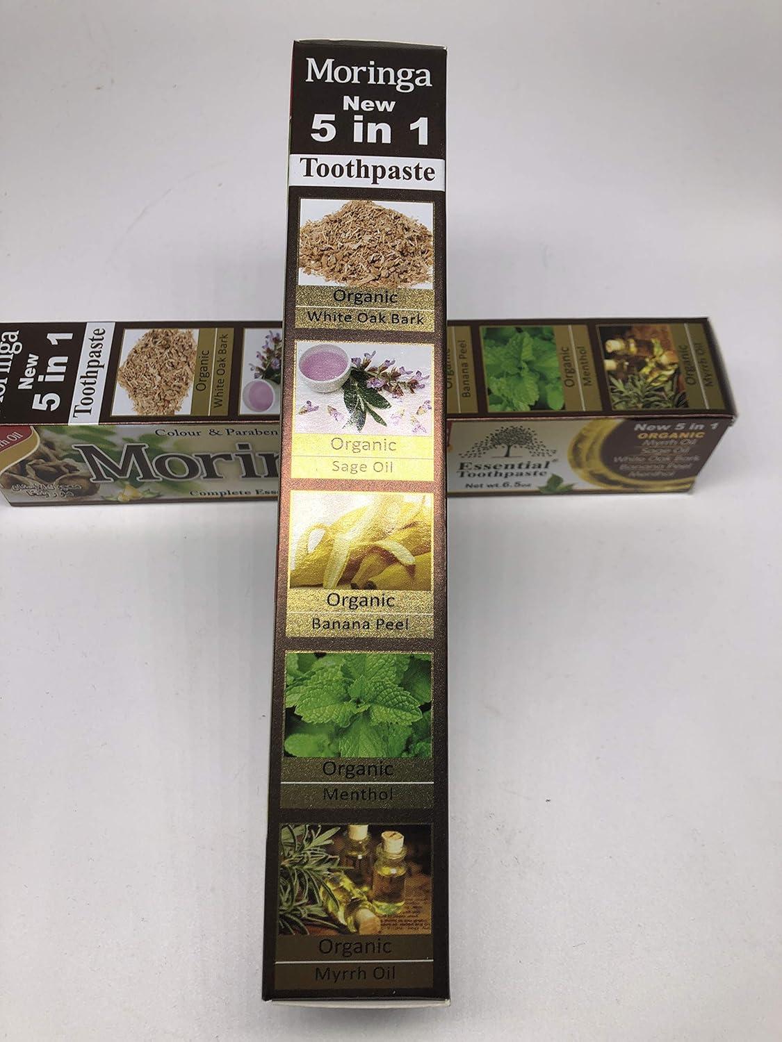 Buy Moringa Organic Toothpaste 100% Fluoride Free - Vegetable Base ...