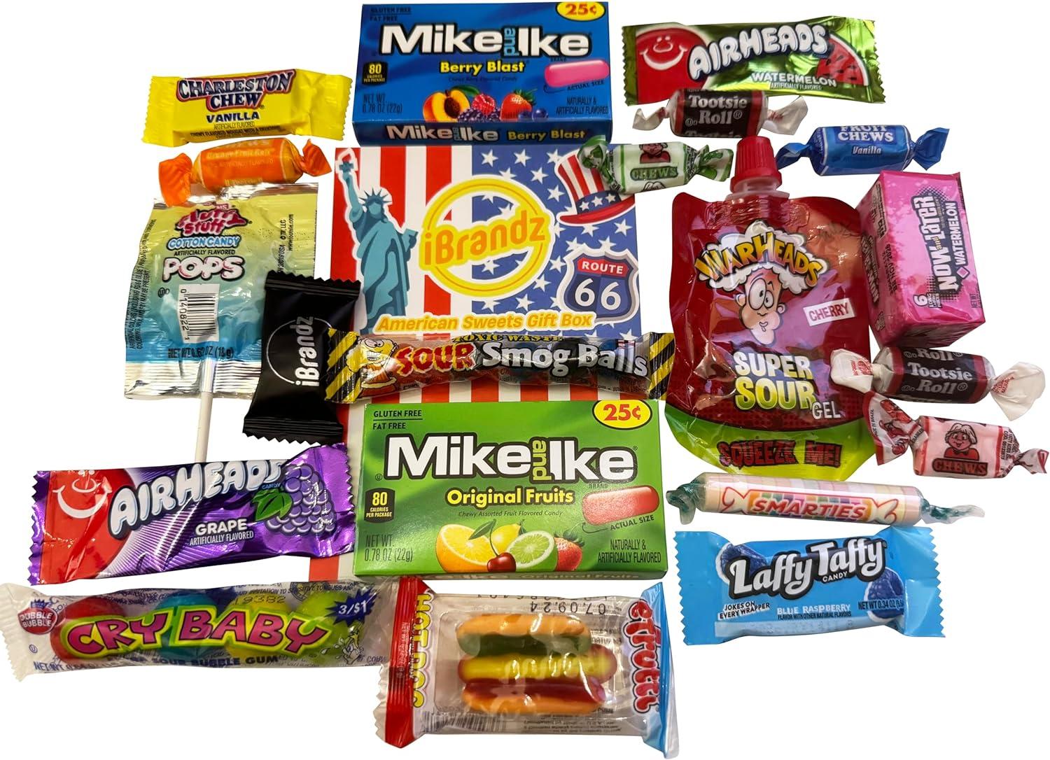 American Sweets Gift Box American Candy Sweet Hamper. Sweet Box | Buy ...