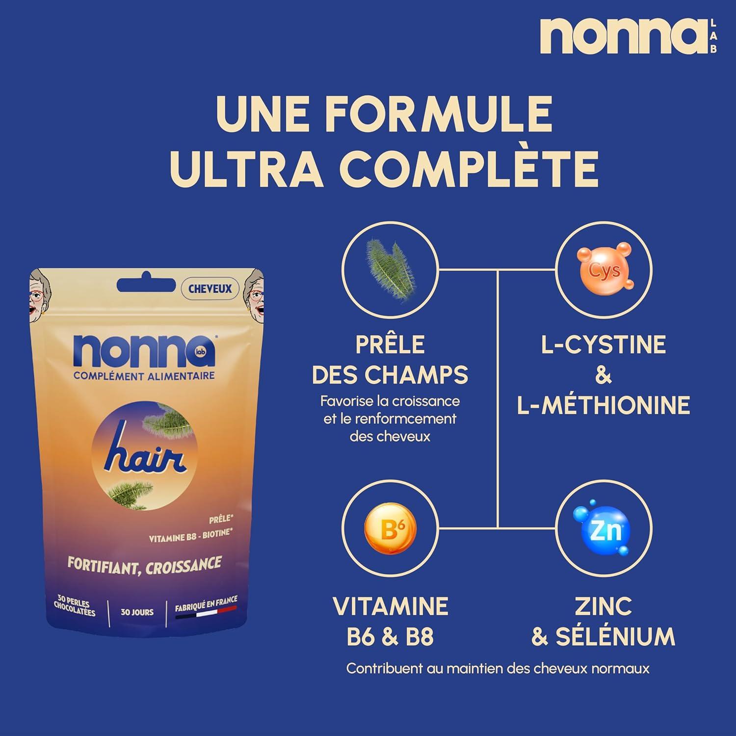 NONNA LAB - Hair - Strength Growth & Vitality - Hair Food Supplements ...