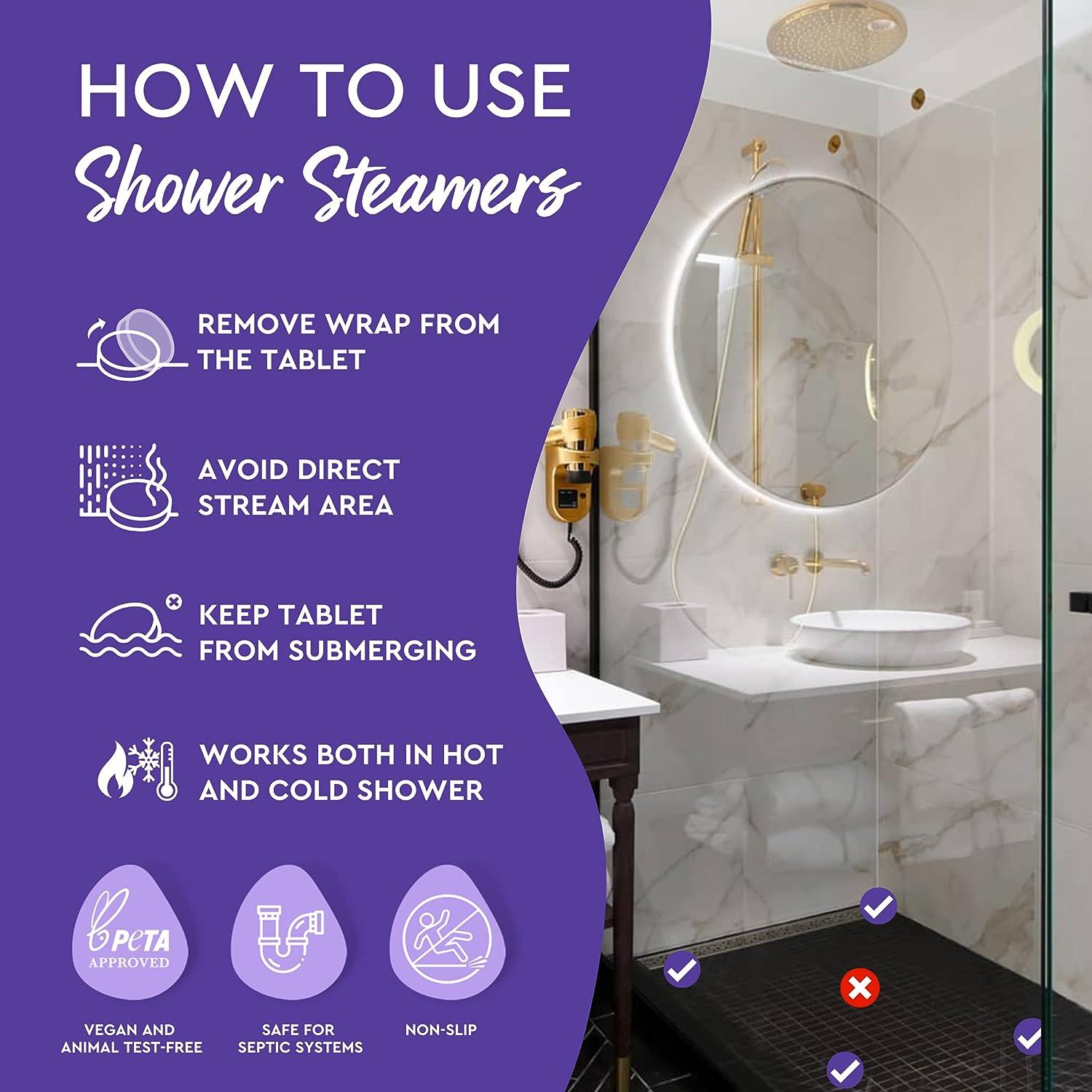 Cleverfy Shower Steamers Aromatherapy 18-Pack: Lavender & Citrus Shower ...