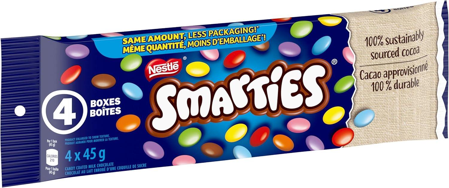 SMARTIES Multipack Candy Coated Chocolates 4 x 45 g | Buy Now with ...