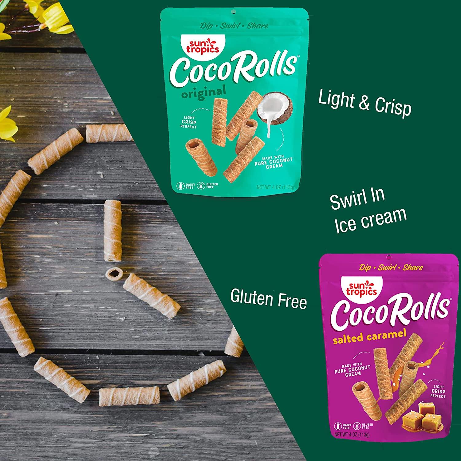 Sun Tropics CocoRolls Salted Caramel - Delicious Coconut Snack Treat ...