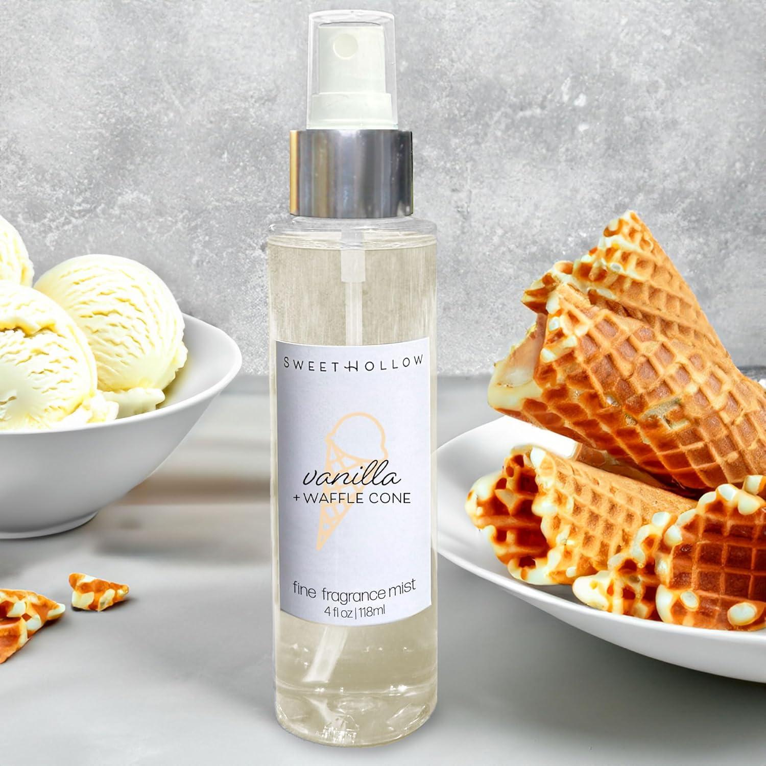 SweetHollow Vanilla + Waffle Cone Fine Fragrance Mist Scented Perfume ...