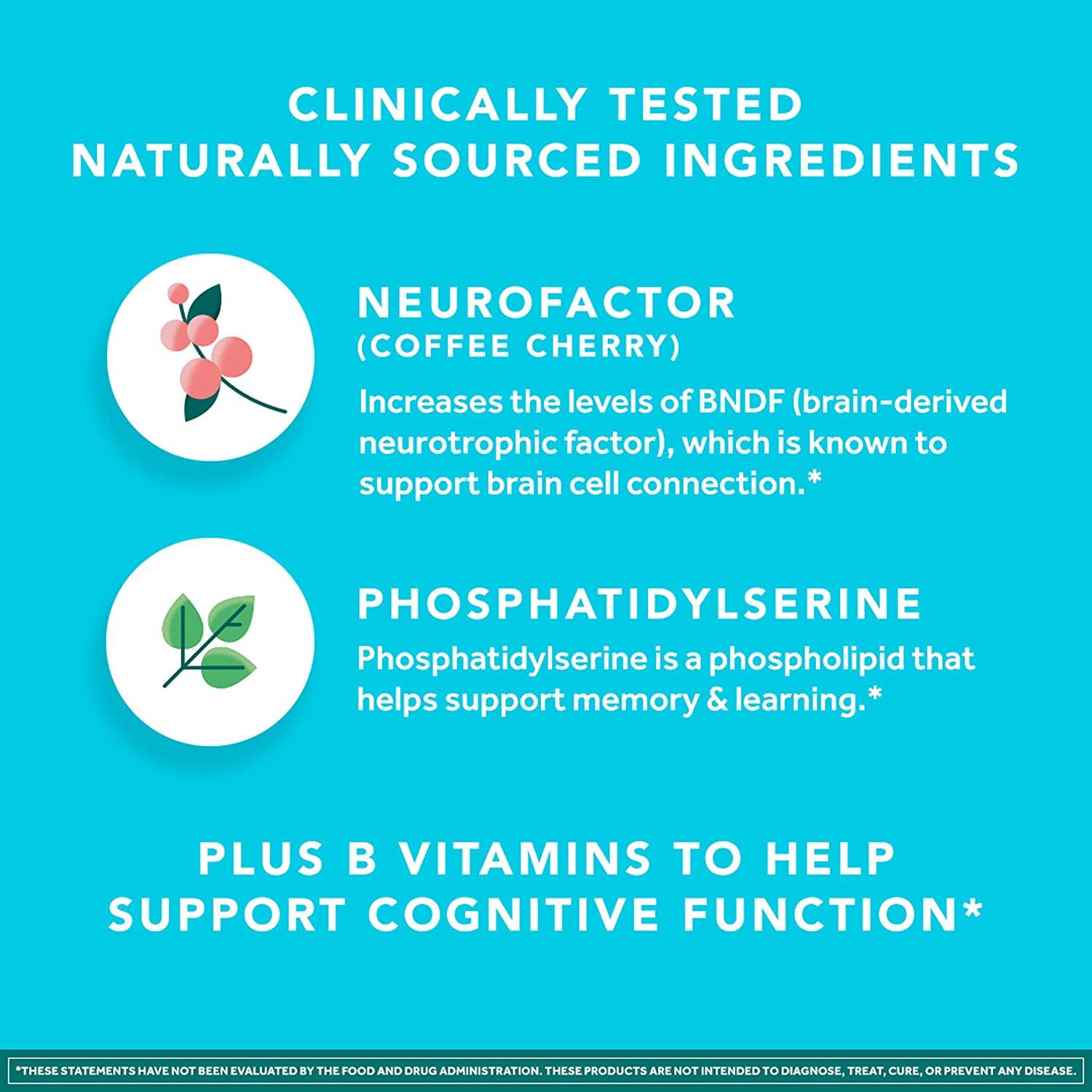 NEURIVA Plus Brain Supplement: Memory, Focus & Concentration | Vitamins ...