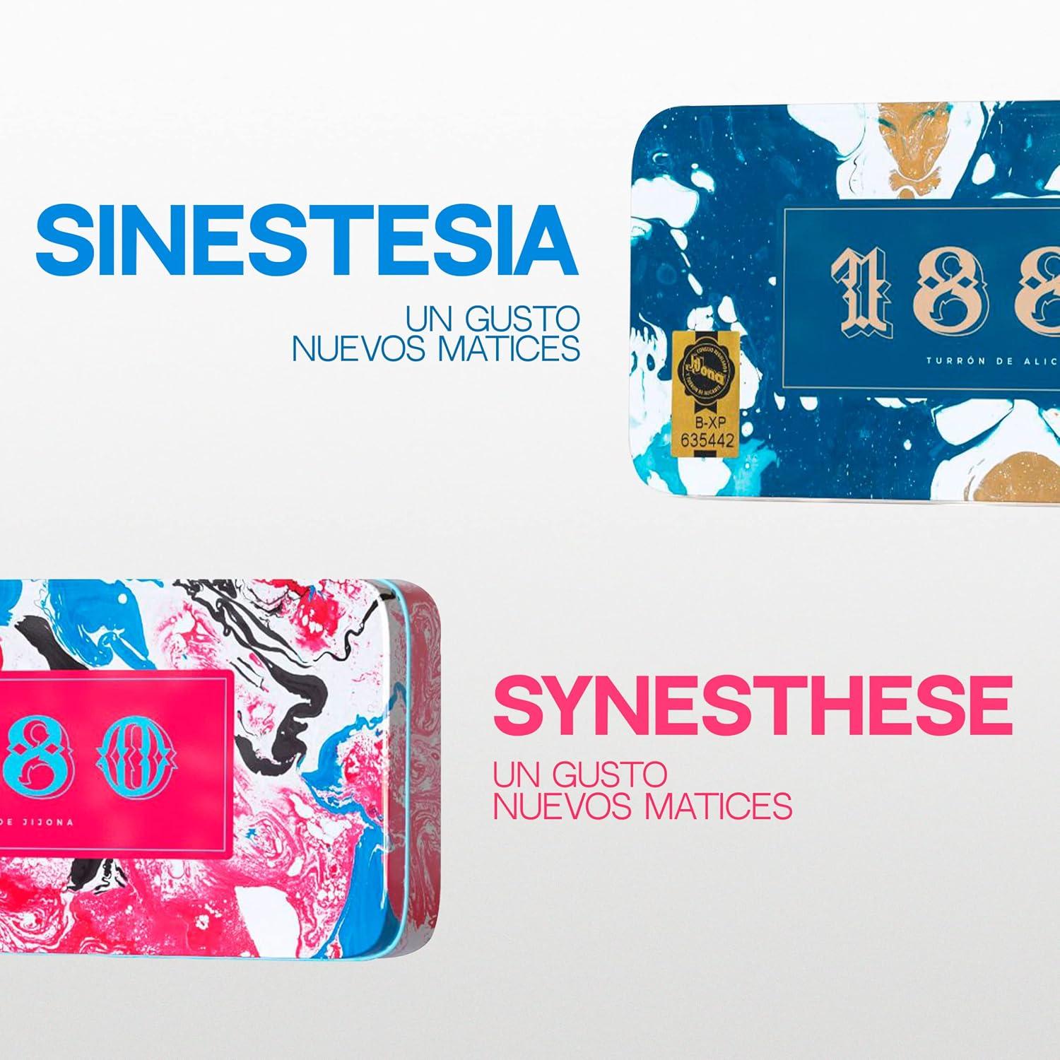 1880 Sinestesia Jijona Turon Christmas Pack 250 g + Alicante Turon 250 ...