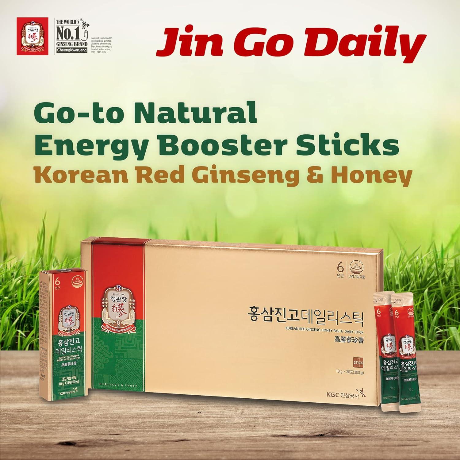 CheongKwanJang Ginseng Honey Sticks with Poria Mushroom Rehmannia ...