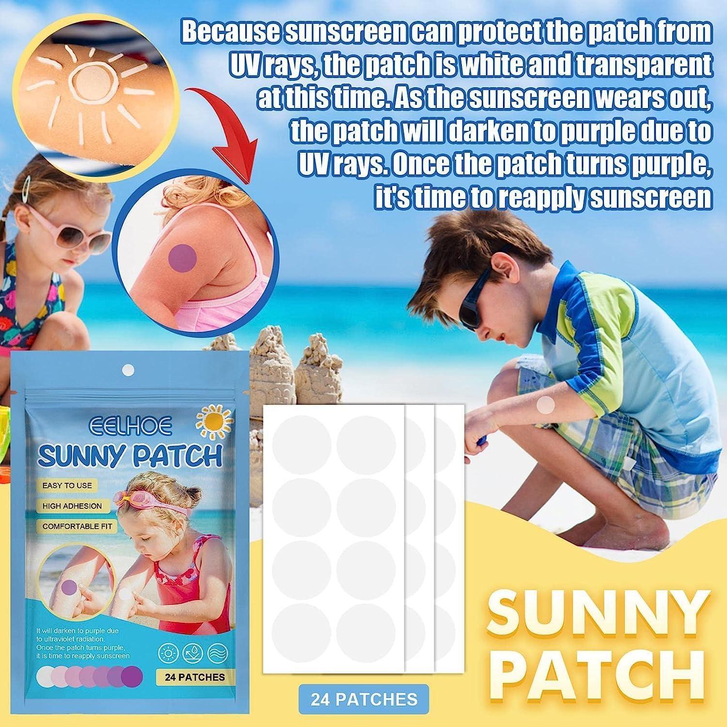 120pcs UV Sun Stickers | Sunscreen Reapply Stickers | UV Detection ...