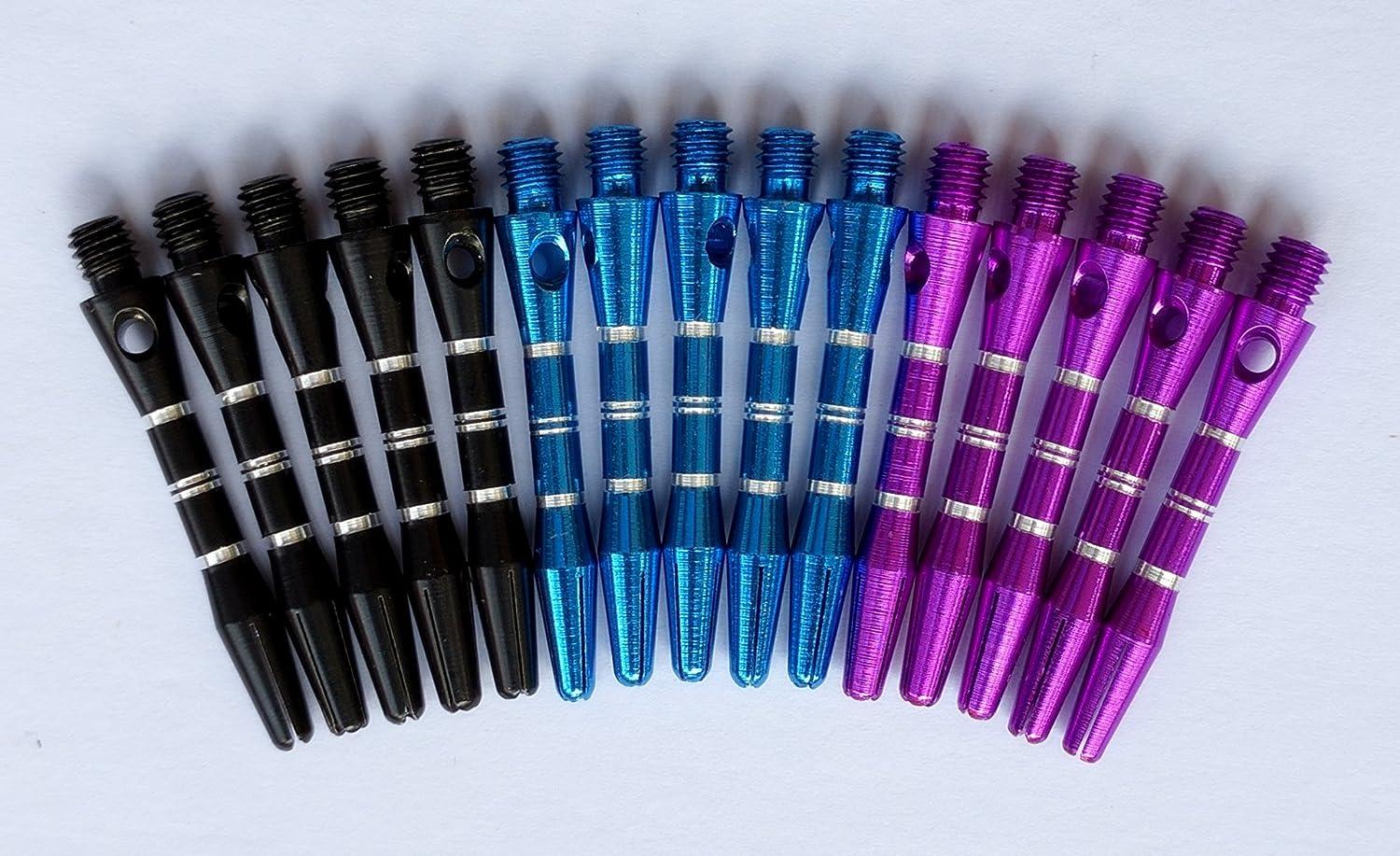 CavalierDarts 30pcs Aluminum Short Dart Shafts with O'ring - 3 Colors ...