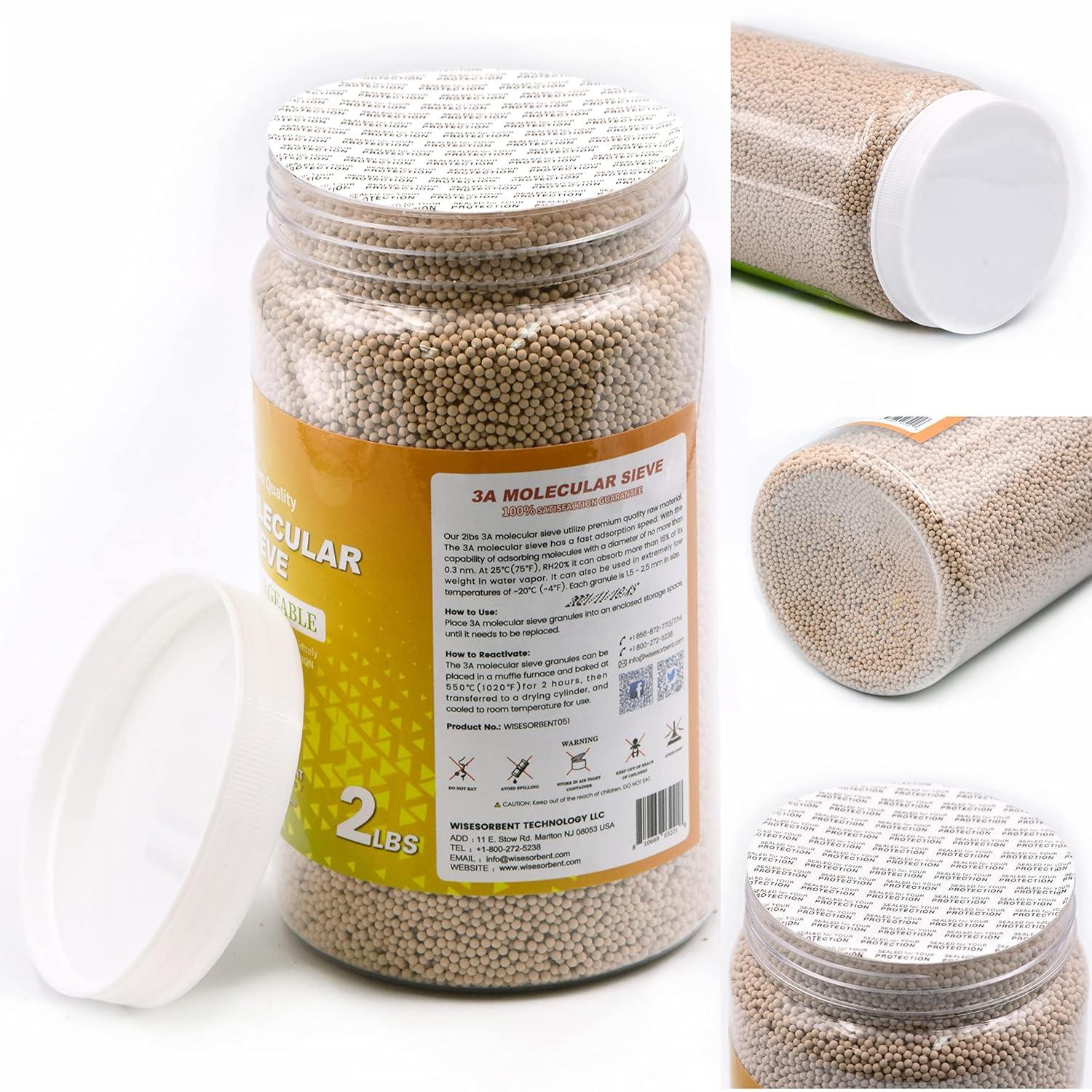 Wisesorb 2 LBS 3A Molecular Sieve Desiccant Beads | Premium ...
