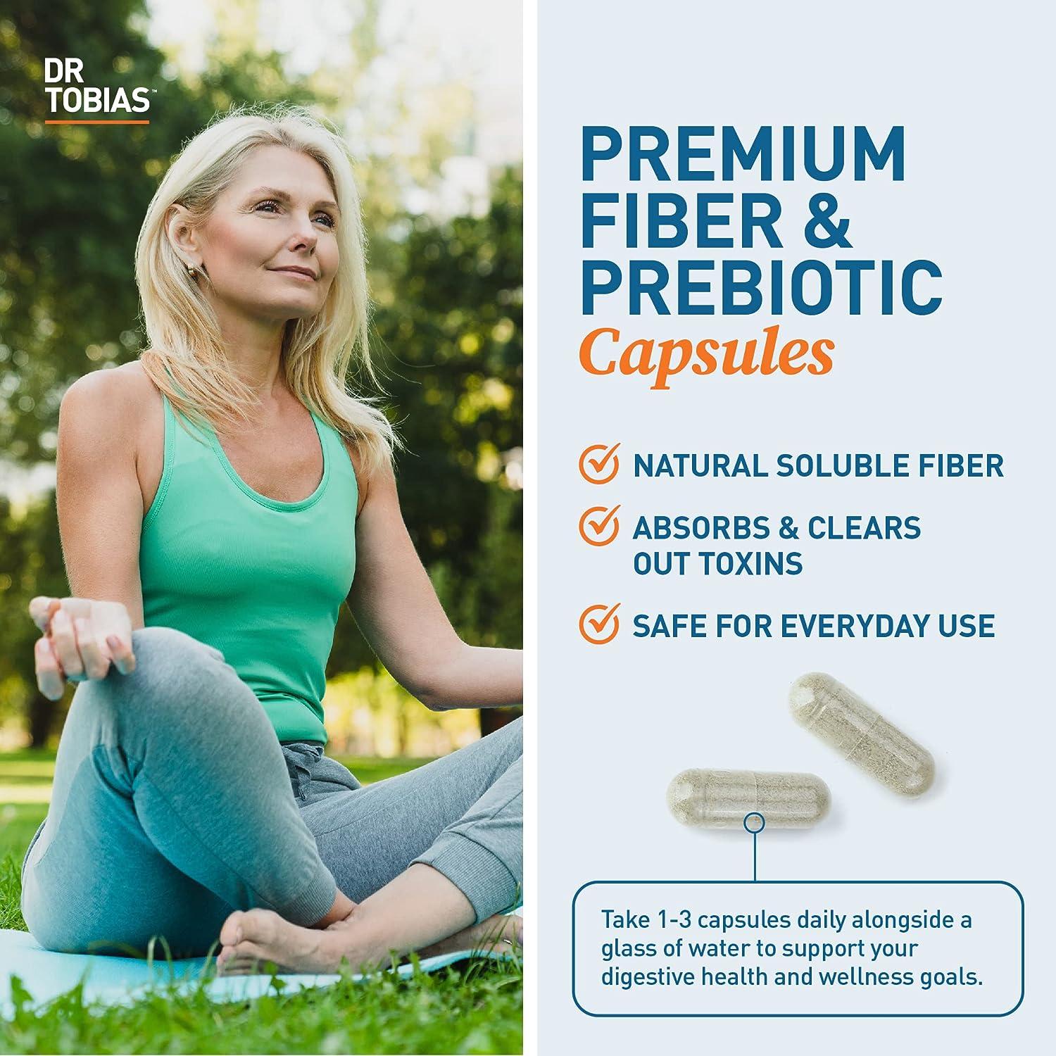 Dr. Tobias Psyllium Daily: 180 Capsules for Healthy Bowel Movement ...