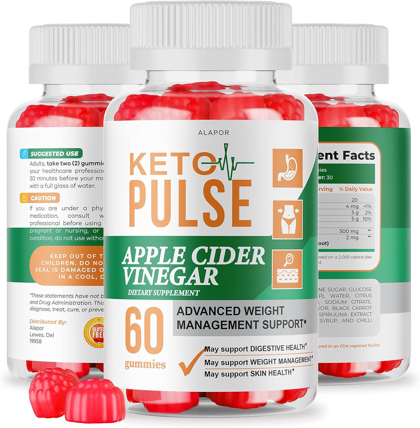 Keto Pulse ACV Gummies - Advanced Apple Cider Vinegar Gummys for 30 ...