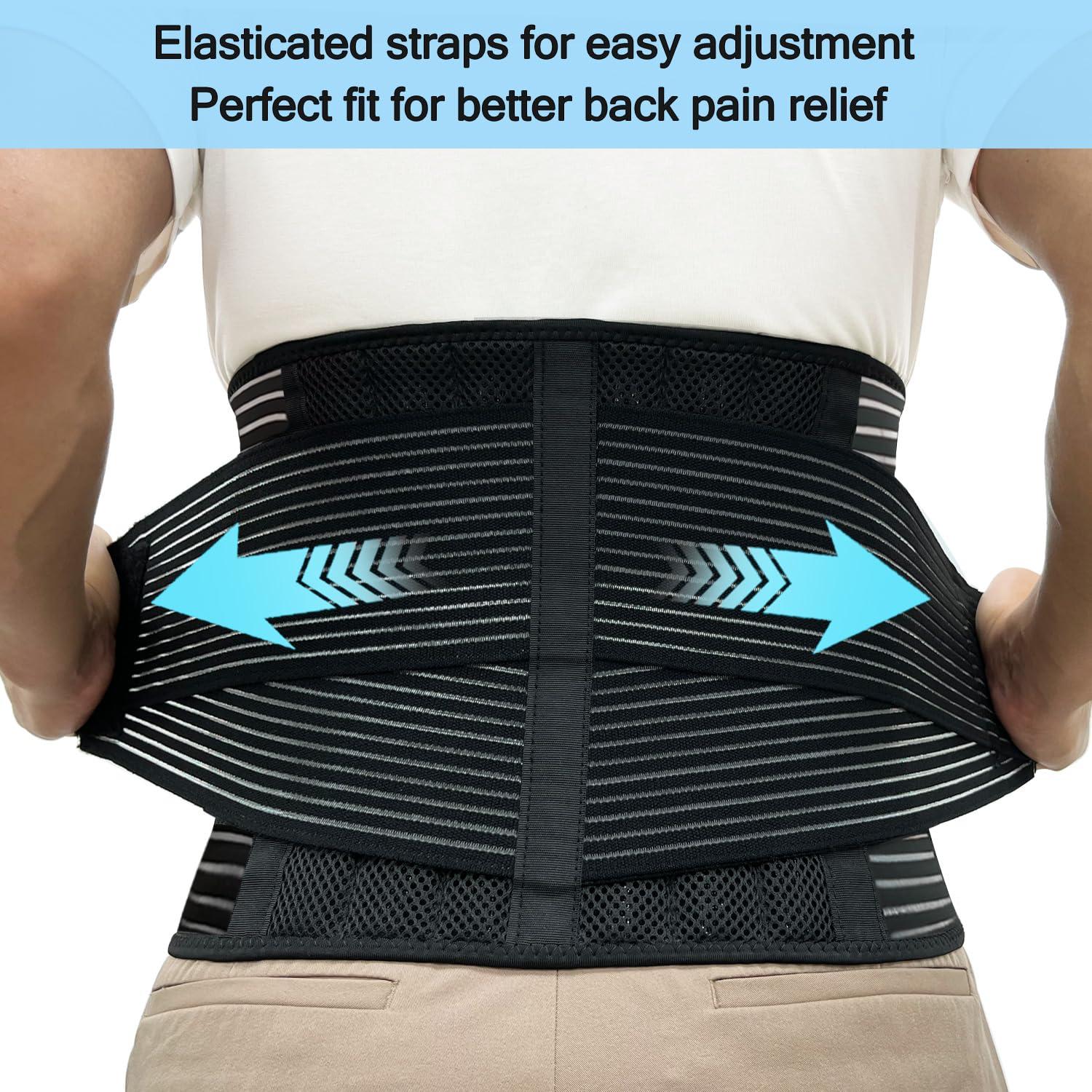 SURPOWN Back Support Belt, Back Brace lumbar support for Men Women ...