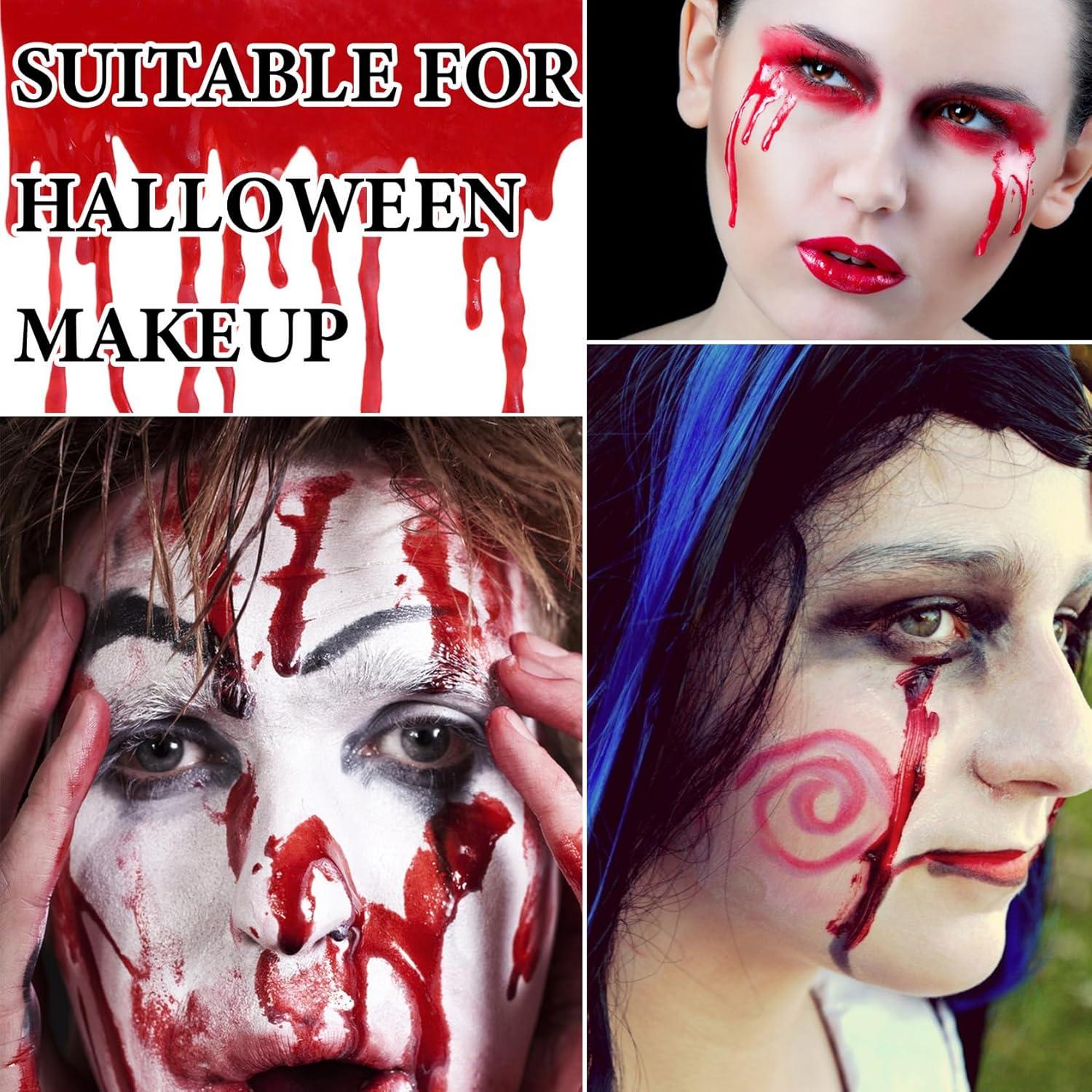 Halloween Fake Blood Spray - Realistic Washable Blood Splatter for ...