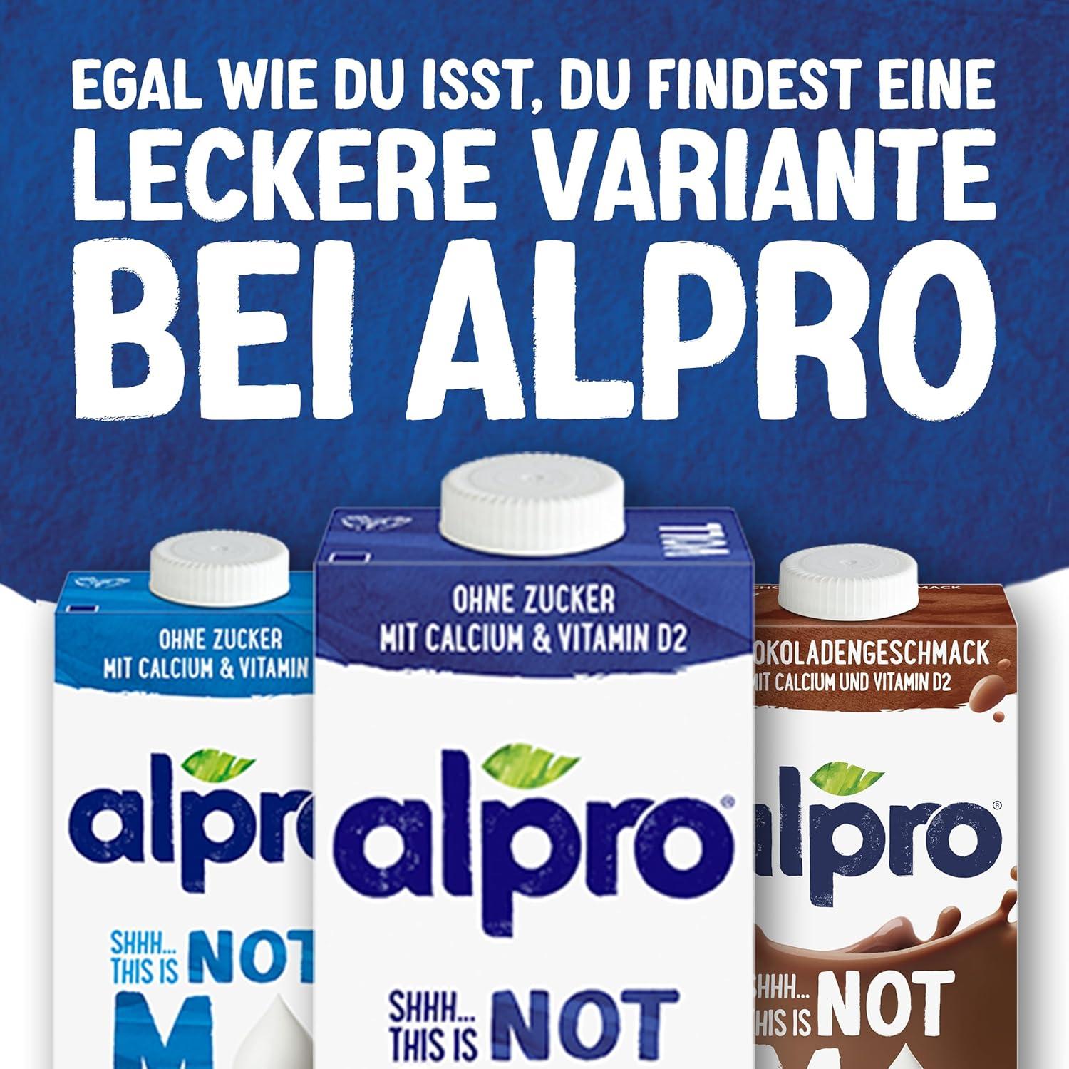 Alpro This Is Not Milk 3.5% - Vegan & Milk-Free Oat Drink - 8 x 1L ...
