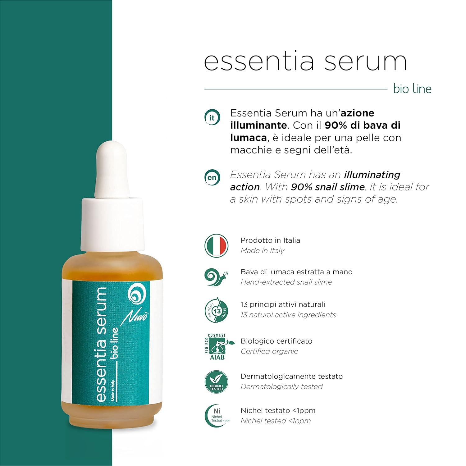 Nuvo Face Serum with Snail Mucin 90% | Bio-Certified Ant-Aging ...