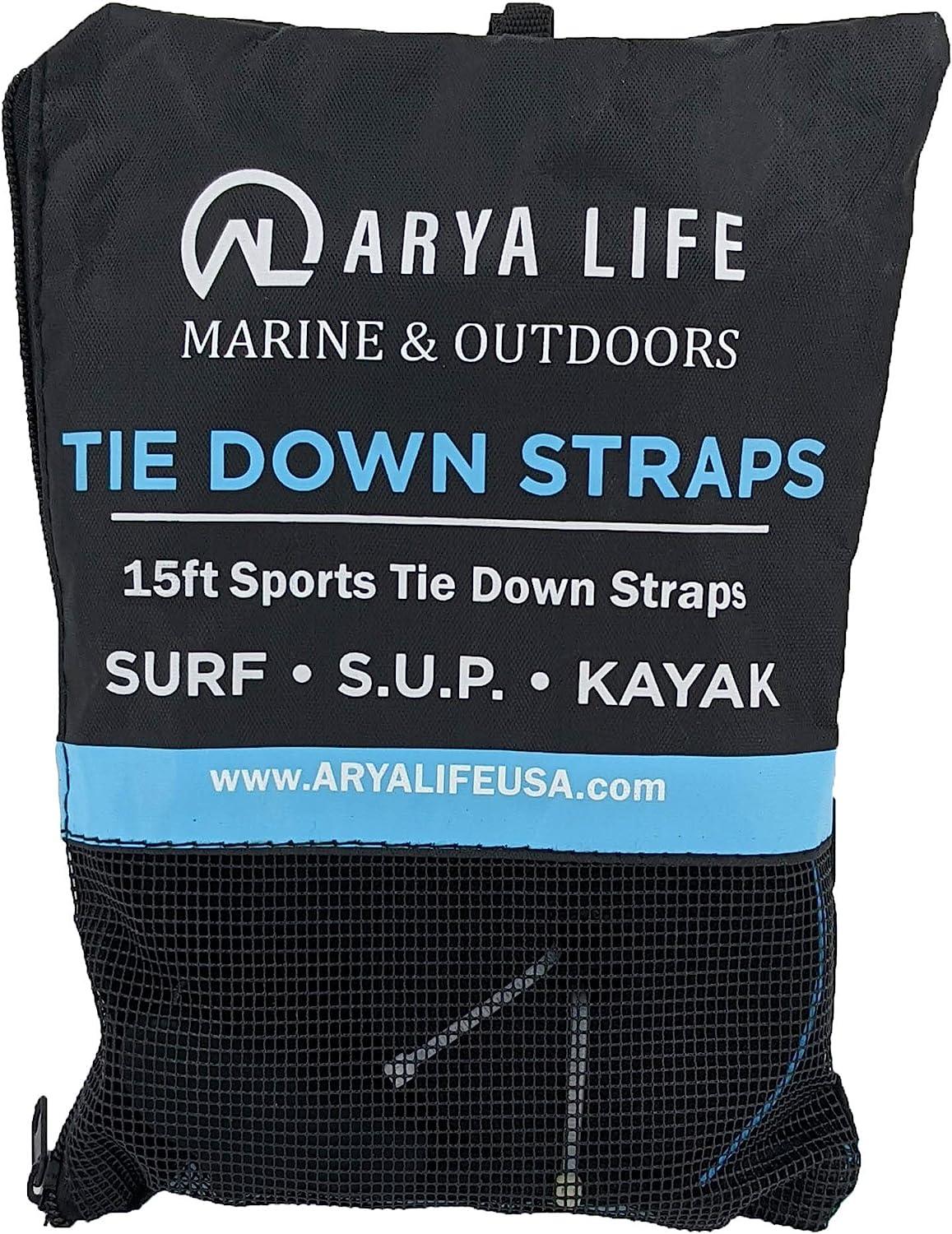 Arya Life 15ft Silicone Buckle Rack Straps - Set of 2 | Surfboard, SUP ...