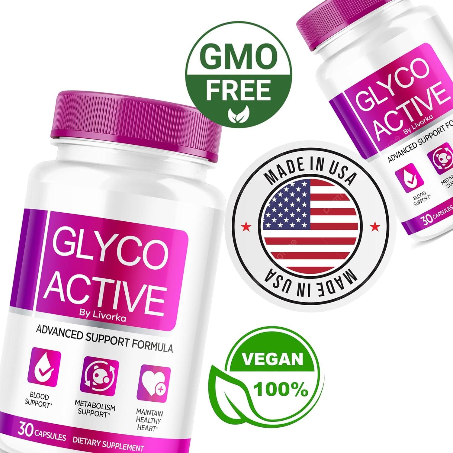 (2 Pack) Glyco Active Glyco Active Capsules Glyco Active Advanced ...