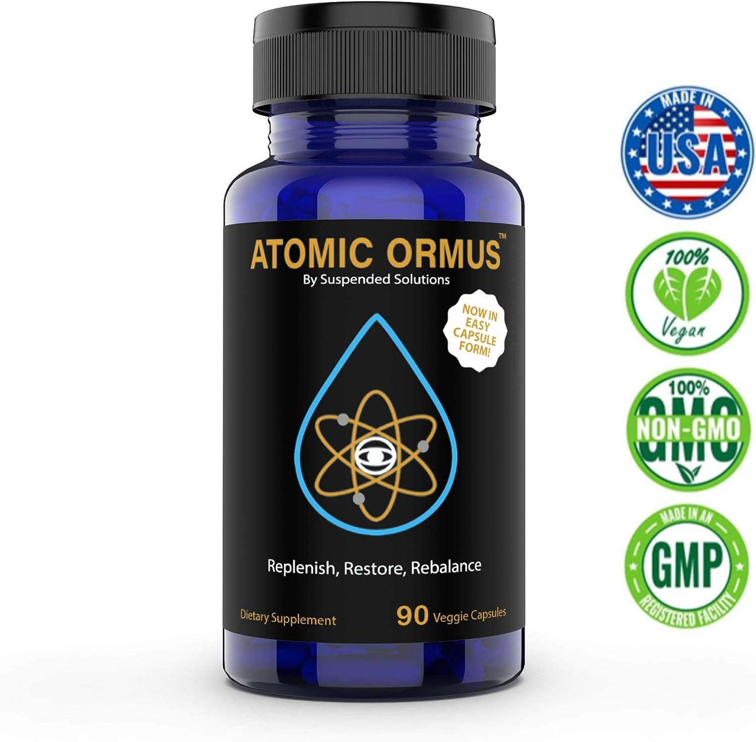 Suspended Solutions Atomic ORMUS Capsules - 100% Pure Monatomic Gold ...