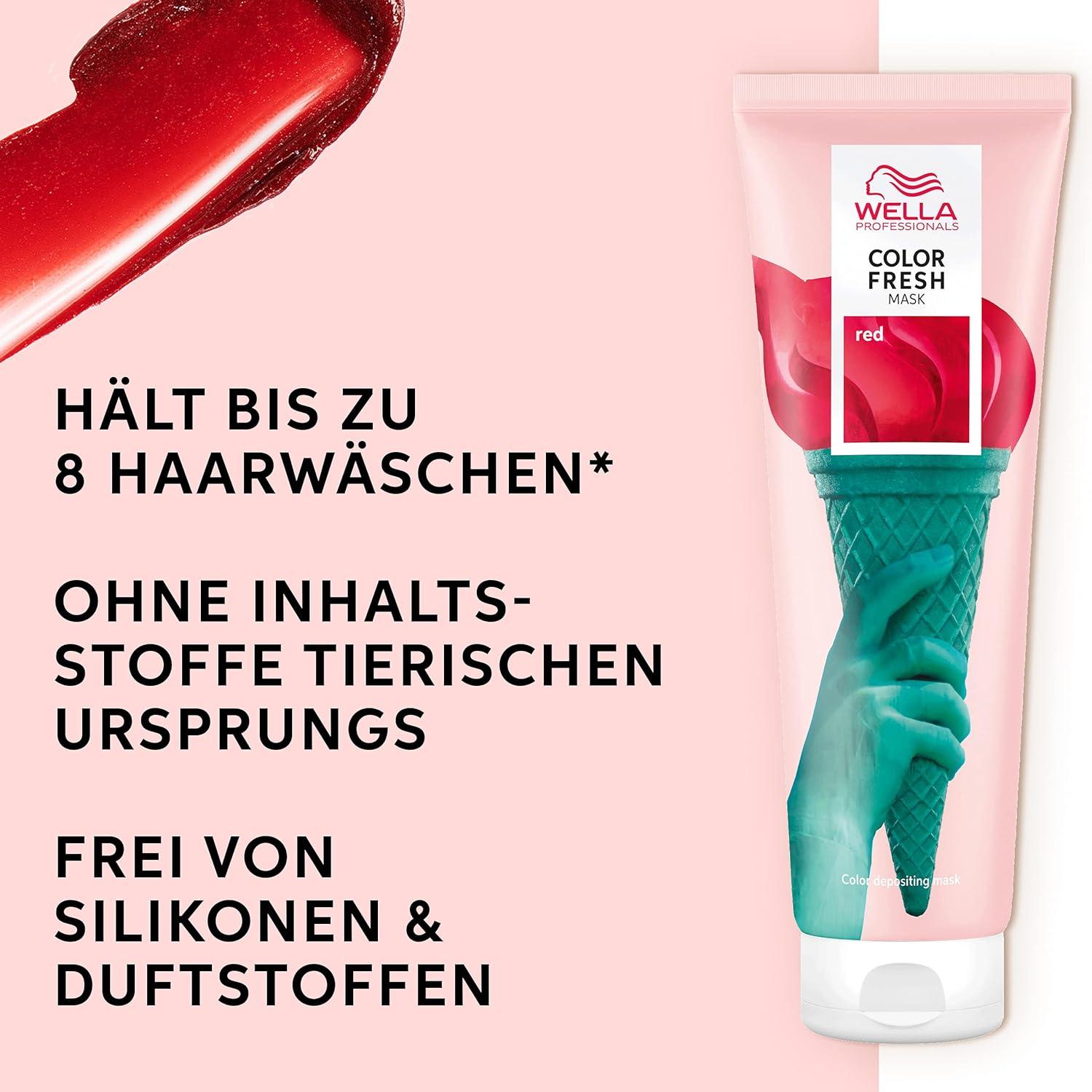 Wella Professionals Color Fresh Mask - Nourishing Red Hair Treatment ...