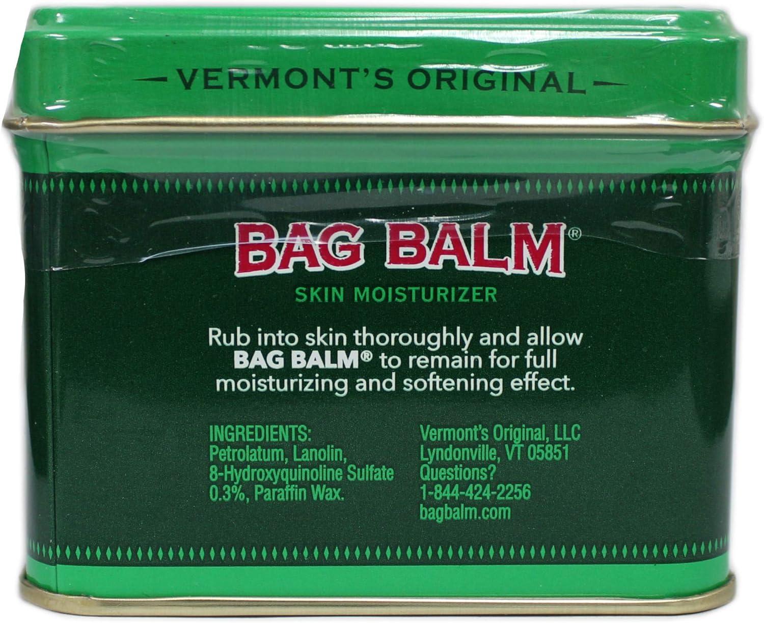 Bag Balm Vermont Original Moisturizing Ointment 8oz (2 Pack) - Soften ...