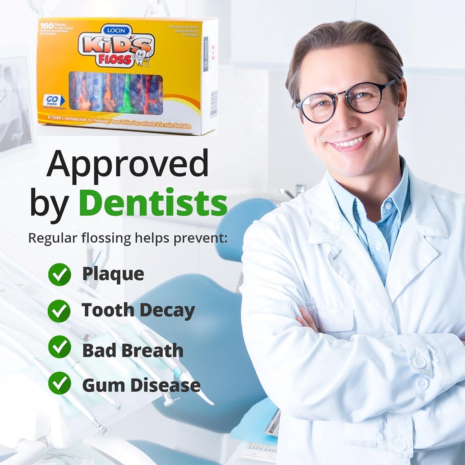 Kids Floss - 200 Individually Wrapped Kids Flossers. | Buy Now with ...