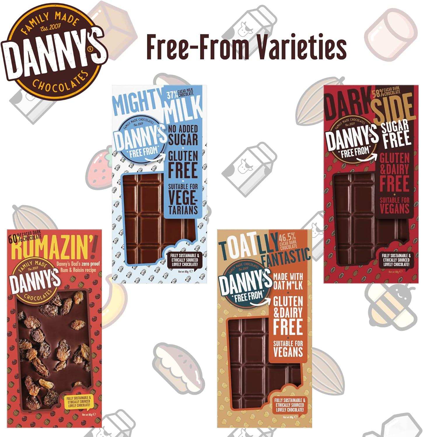 Danny's Chocolates Pick & Mix White Chocolate Bar - 3 x 80g Multipack ...