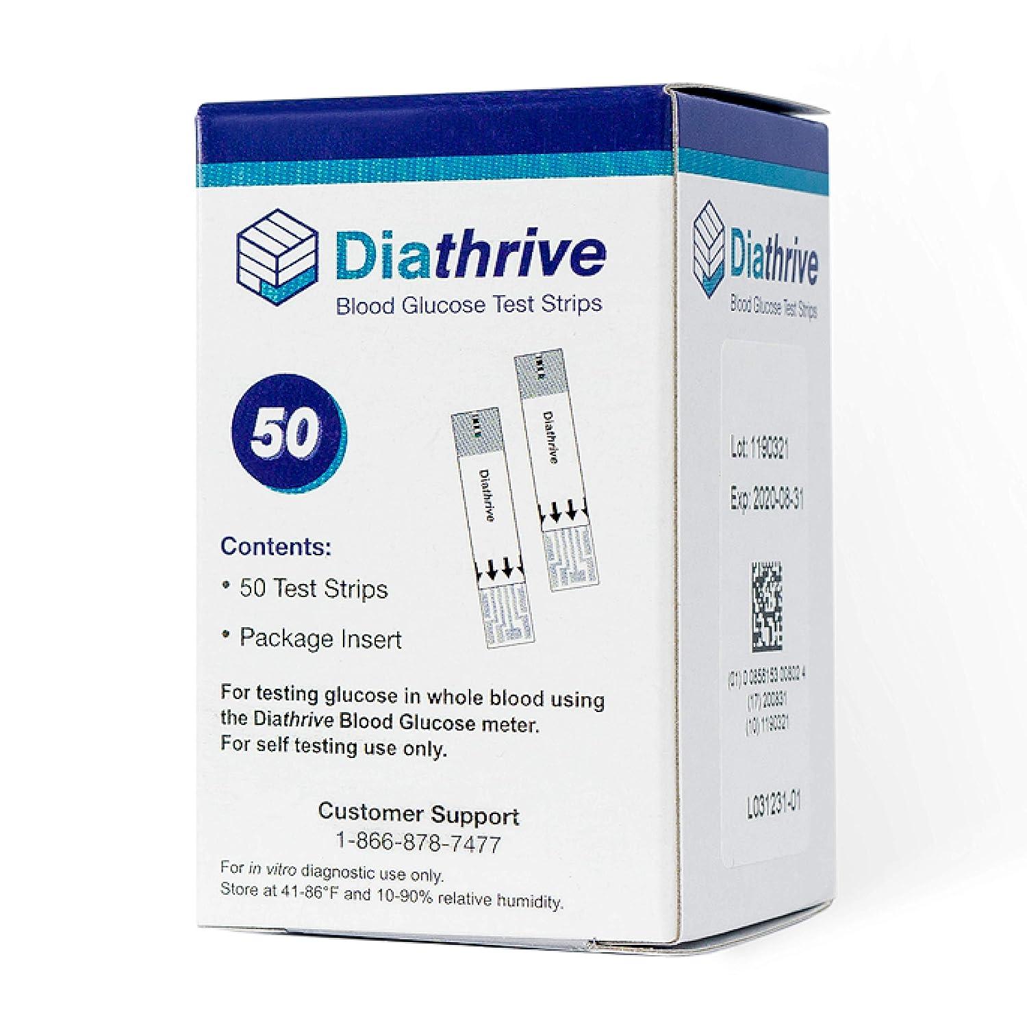 Diathrive Blood Sugar Test Kit | Glucometer with 300 Test Strips ...