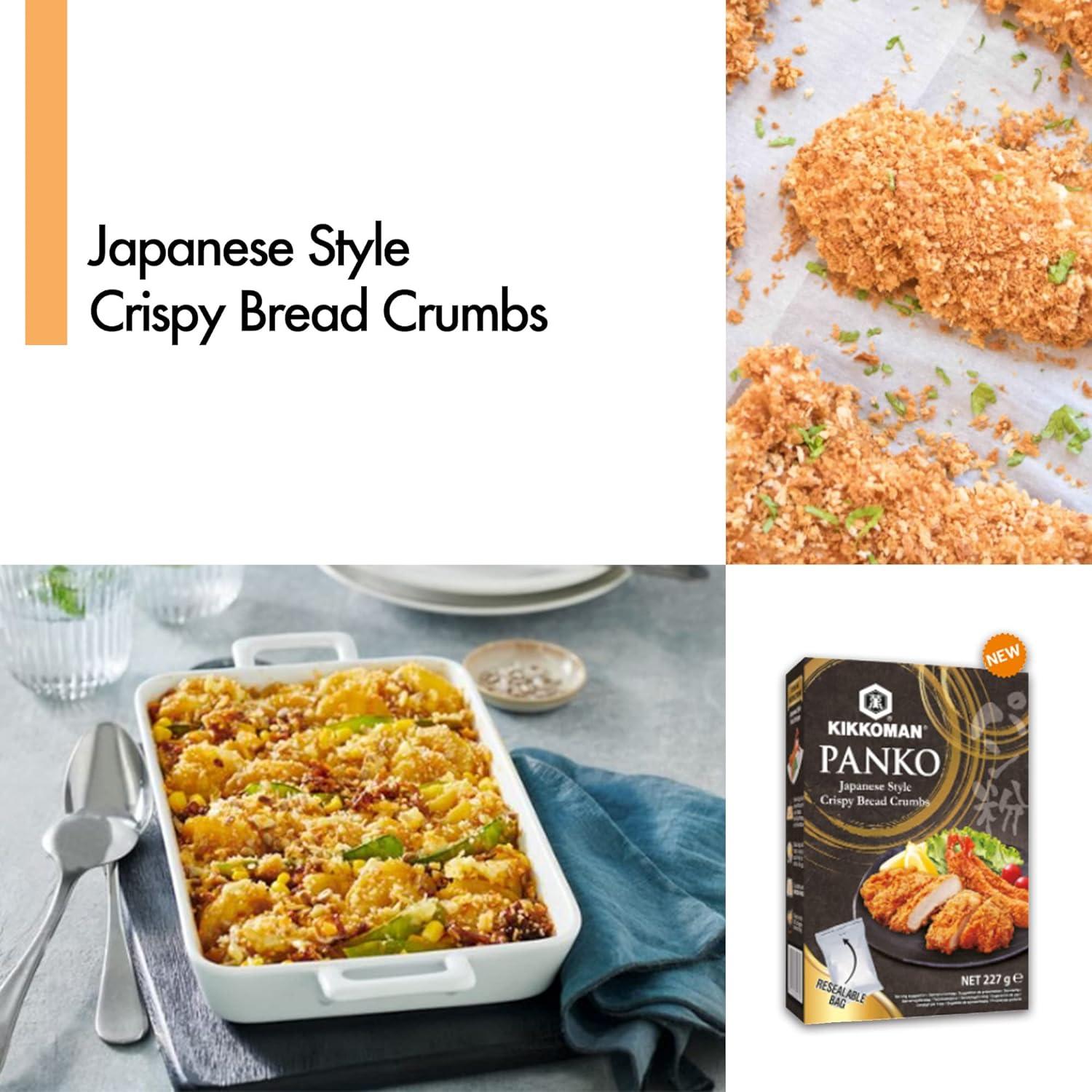 Kikkoman Panko Japanese Style Crispy Bread Crumbs 227g - Authentic ...