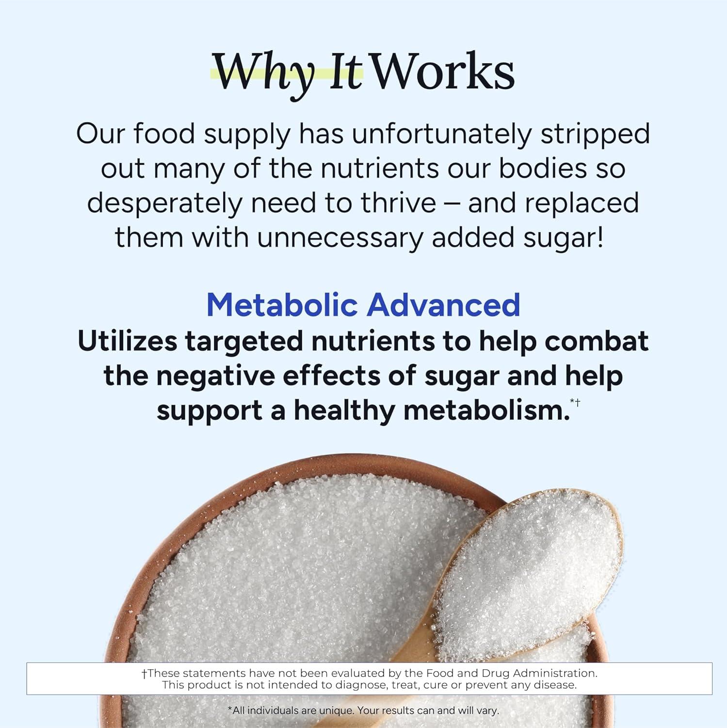 Gundry MD Metabolic Advanced Nutrient Blend with Berberine to Support ...