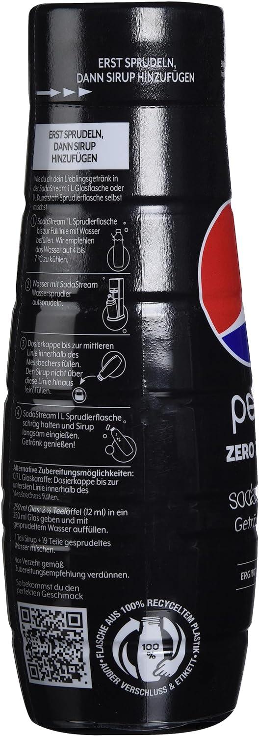 Sodastream Pepsi Max Concentrate 440ml: Transform Your Water into ...