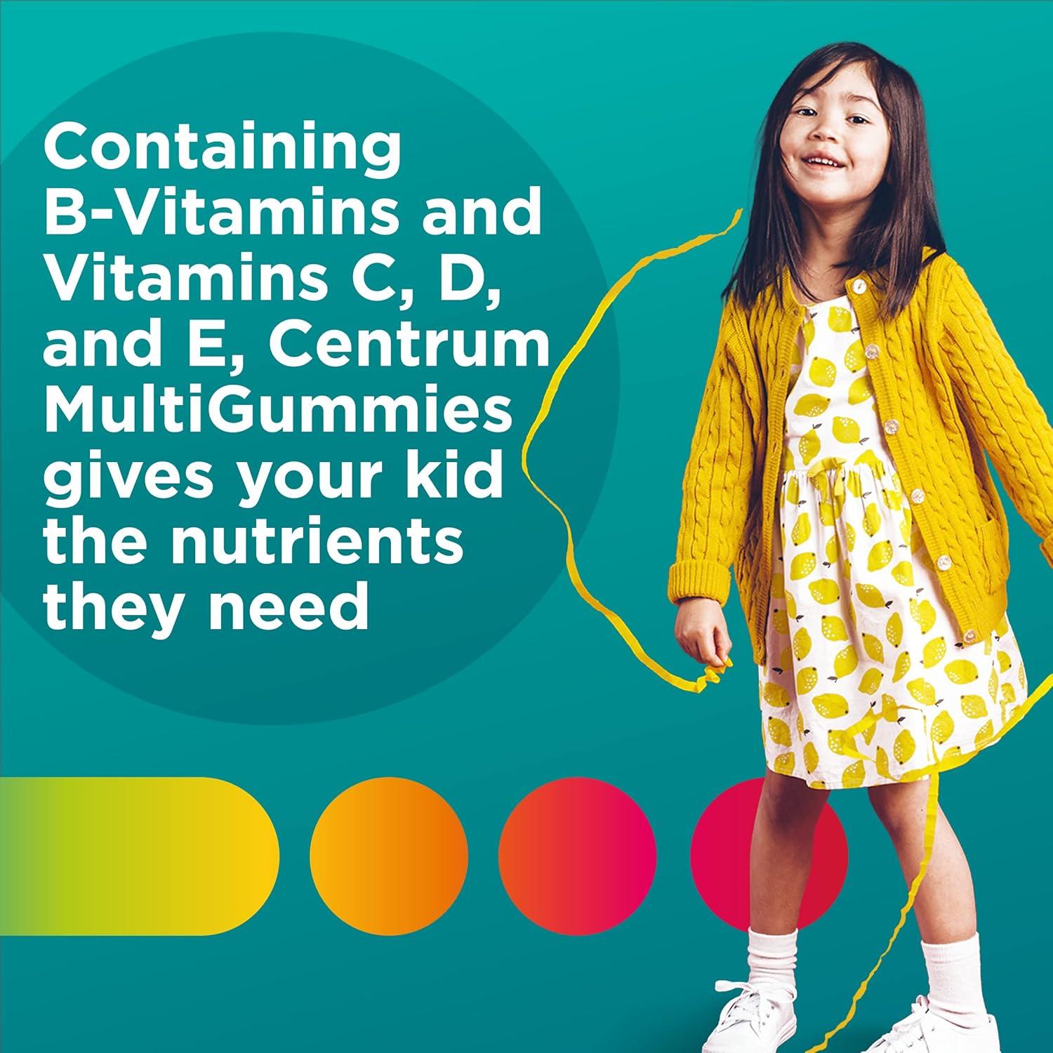 Centrum Junior MultiGummies Tropical Fruit Multivitamin and ...