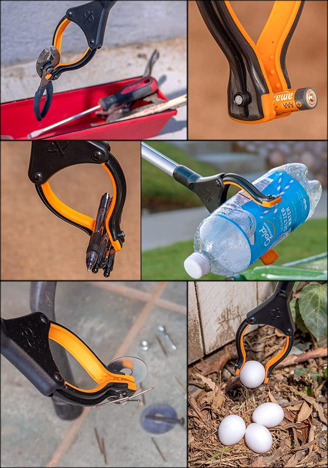 EZPIK Folding Grabber Tool 43 Inch +Magnets - Extra Long Handled ...