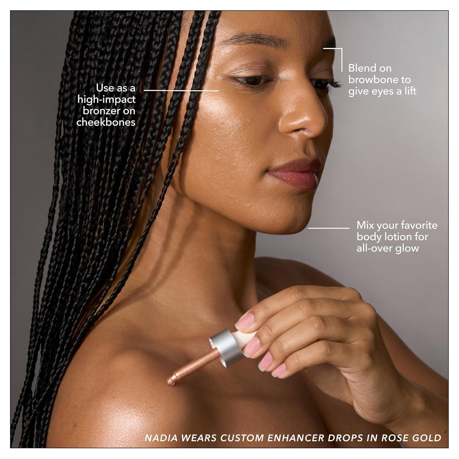 COVER FX Custom Enhancer Drops - Blossom: Soft Pink Finish - 15mL ...