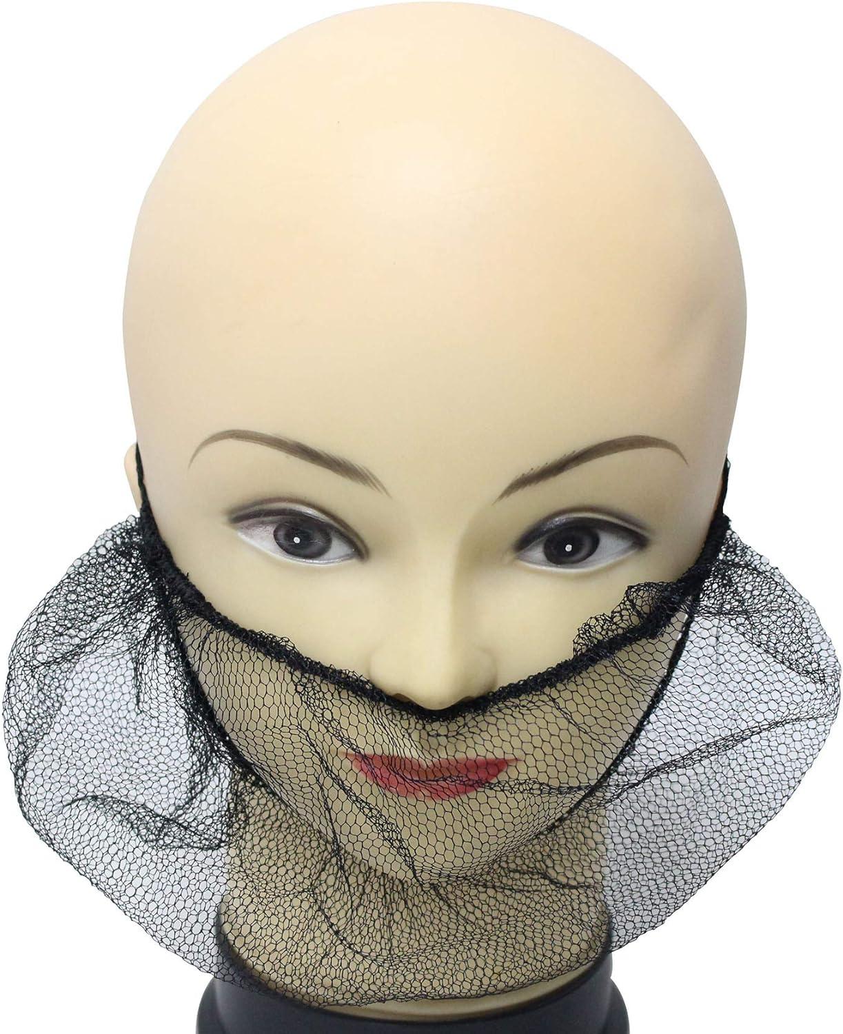 ELEGANTLIFE 300-Piece Disposable Nylon Beard Protector Nets | Latex ...