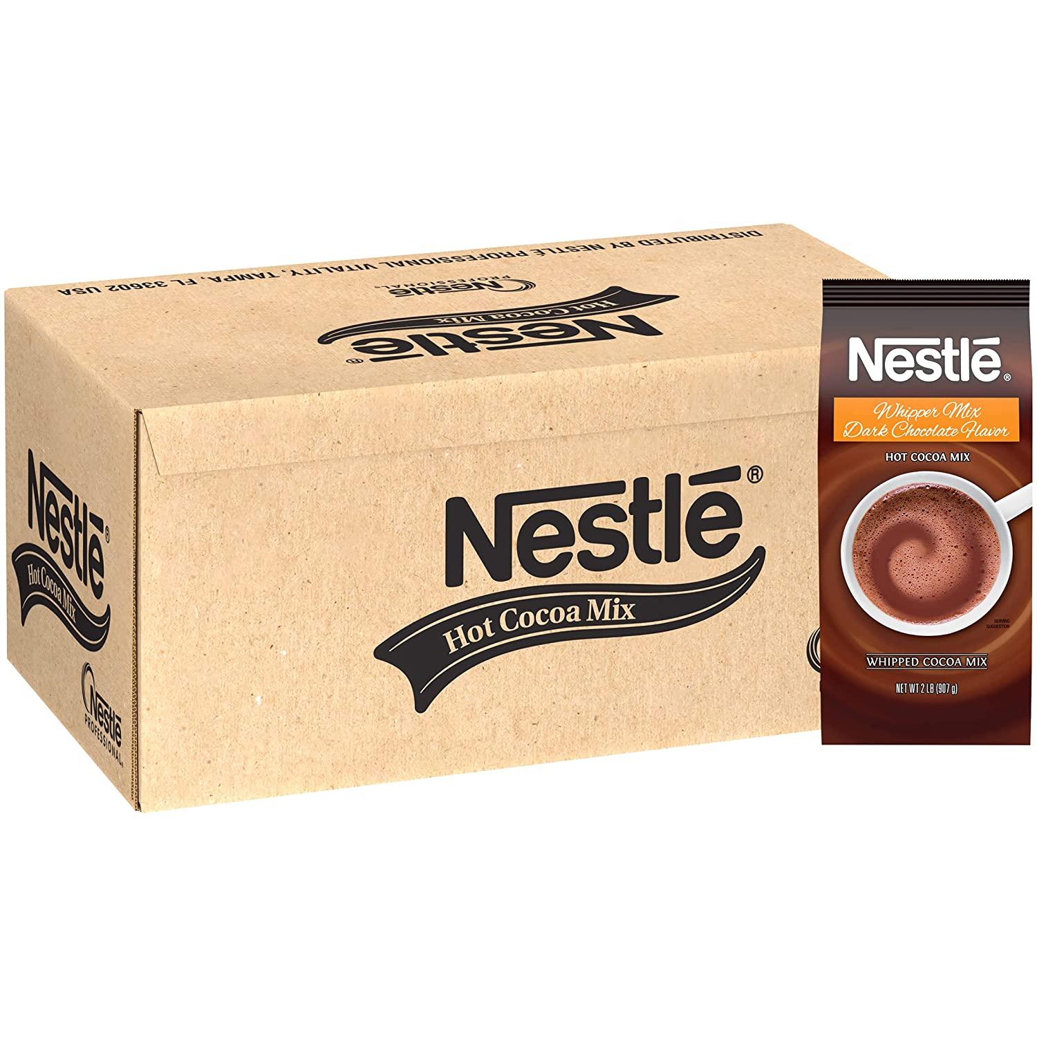 Nestle Hot Chocolate Mix Dark Chocolate Flavor Hot Cocoa Bulk Whipped ...