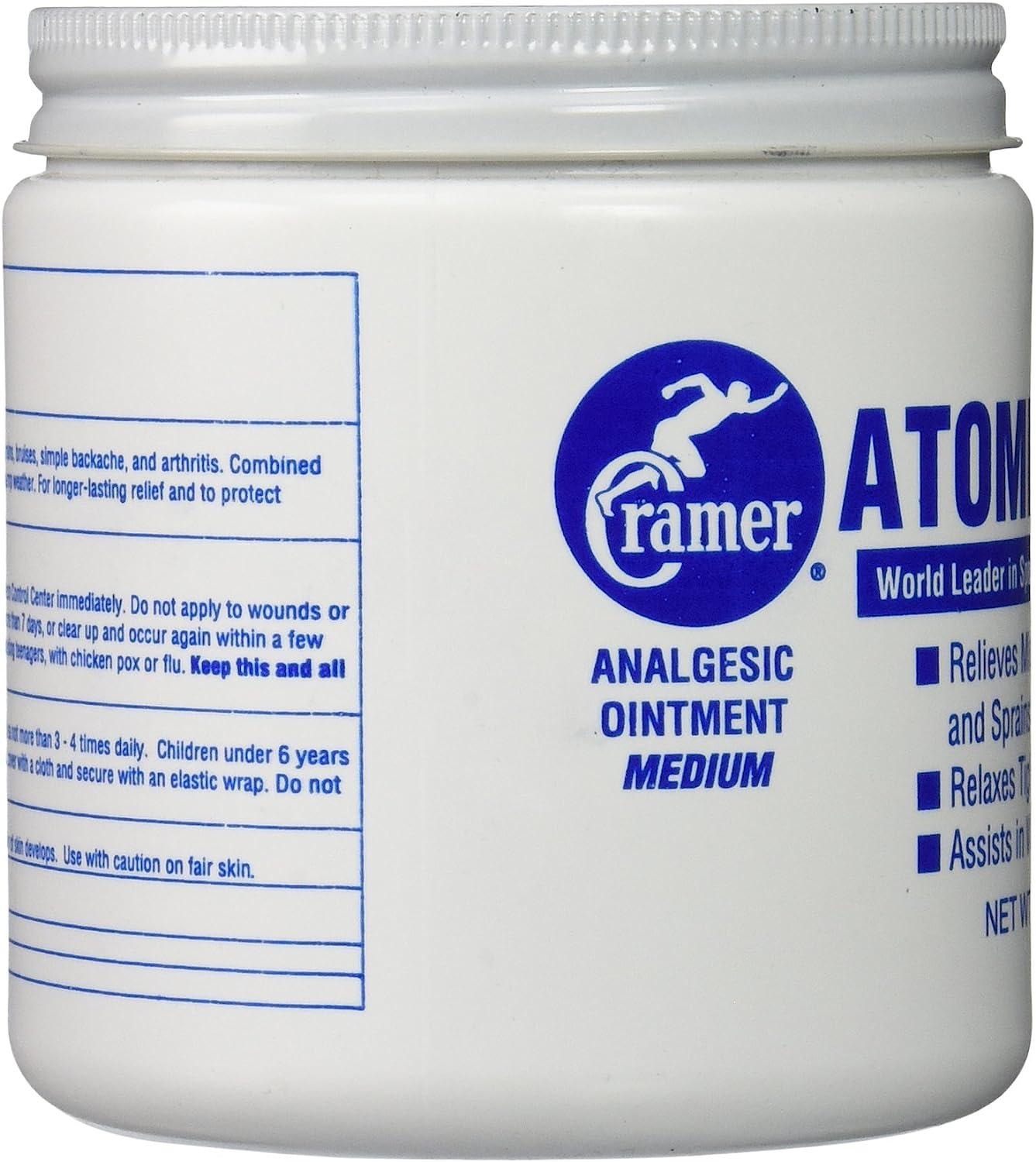 Cramer Atomic Balm Medium Strength Pain Reliever for Strains & Sprains ...