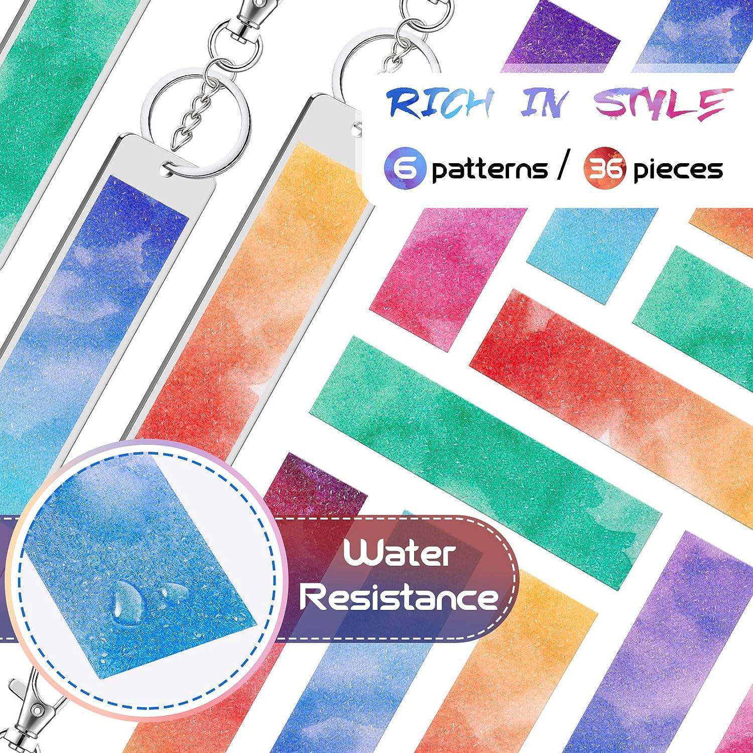 Anxiety Sensory Stickers Kit - 42 Pcs Fidget Textured Strips & Keychain ...